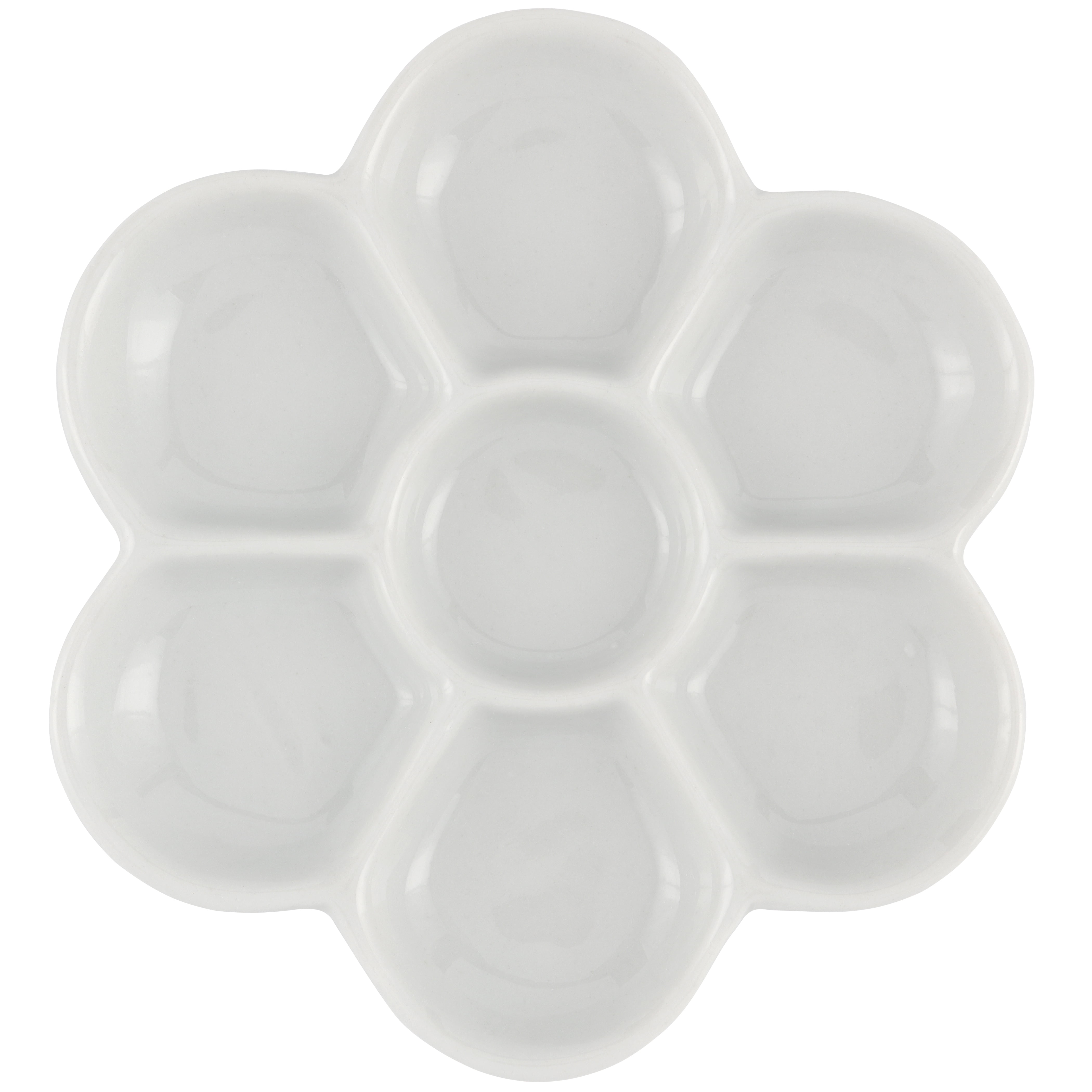 Creative Mark Glazed Flower Palette Porcelain Paint Palette Tray for ...