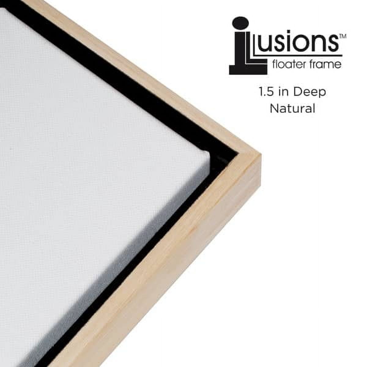 Creative Mark Illusions Floater Frame For 1-1/2" Deep Canvases - 12x12 ...