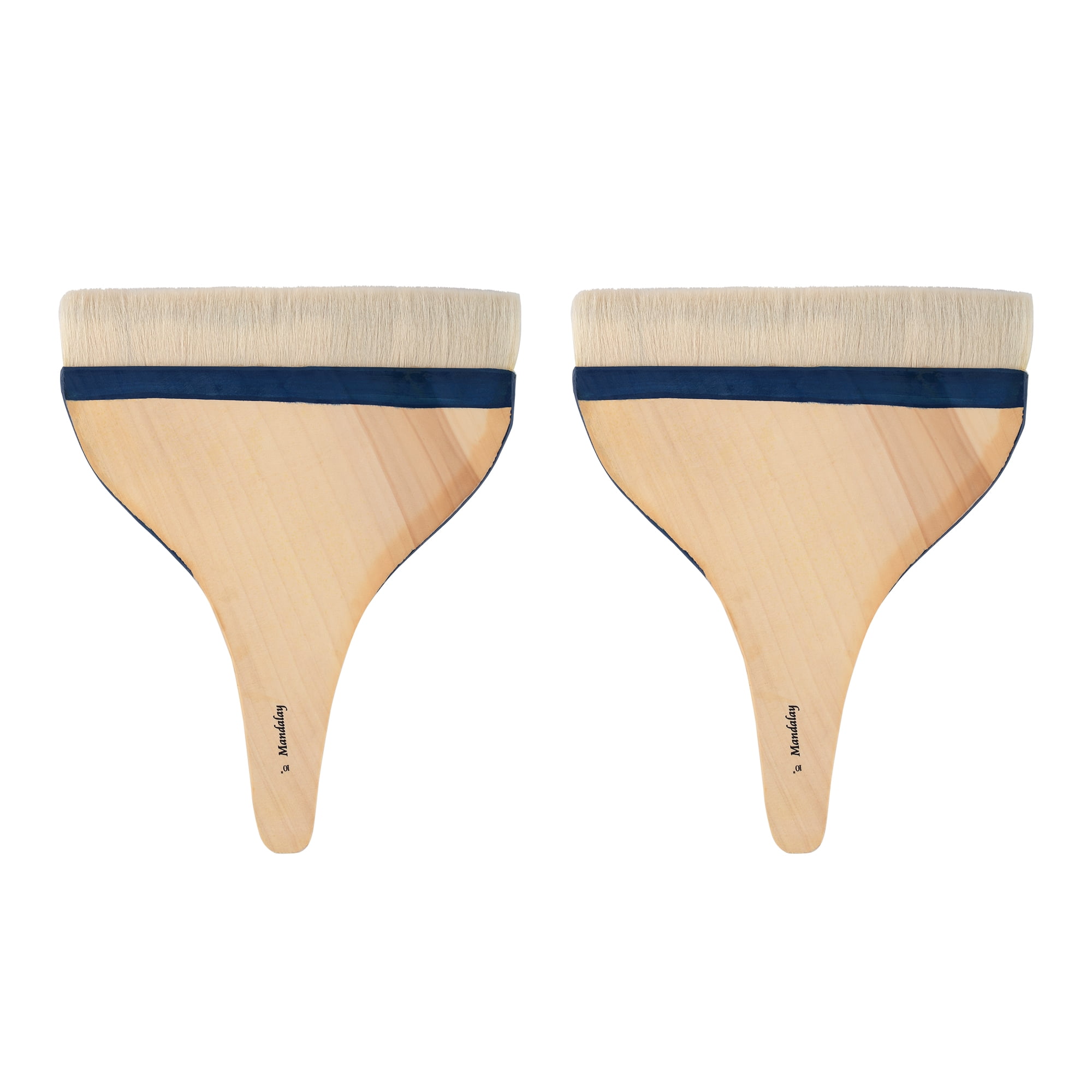 Creative Mark Mandalay Professional Goat Hair Hake Brush - Set of 2 ...