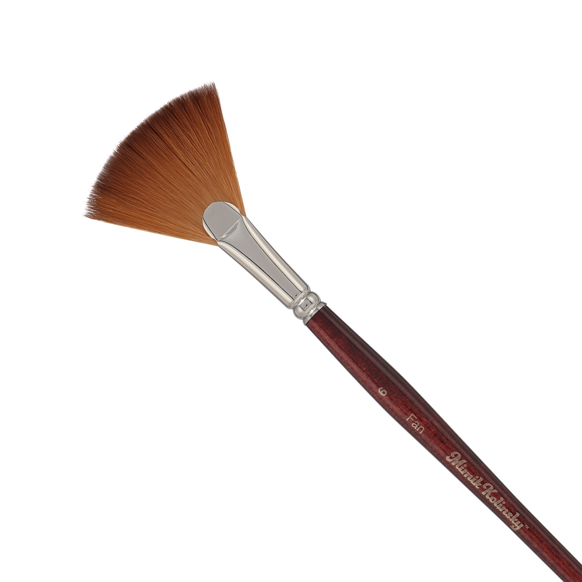 Creative Mark Mimik Kolinsky Watercolor Brush - # 6 Fan - Short Handle ...