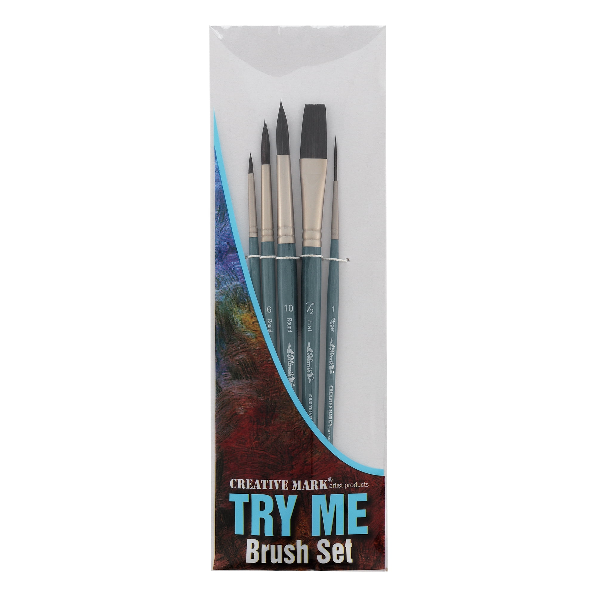 Creative Mark Mimik Squirrel Professional Watercolor Brushes Try Me Set ...