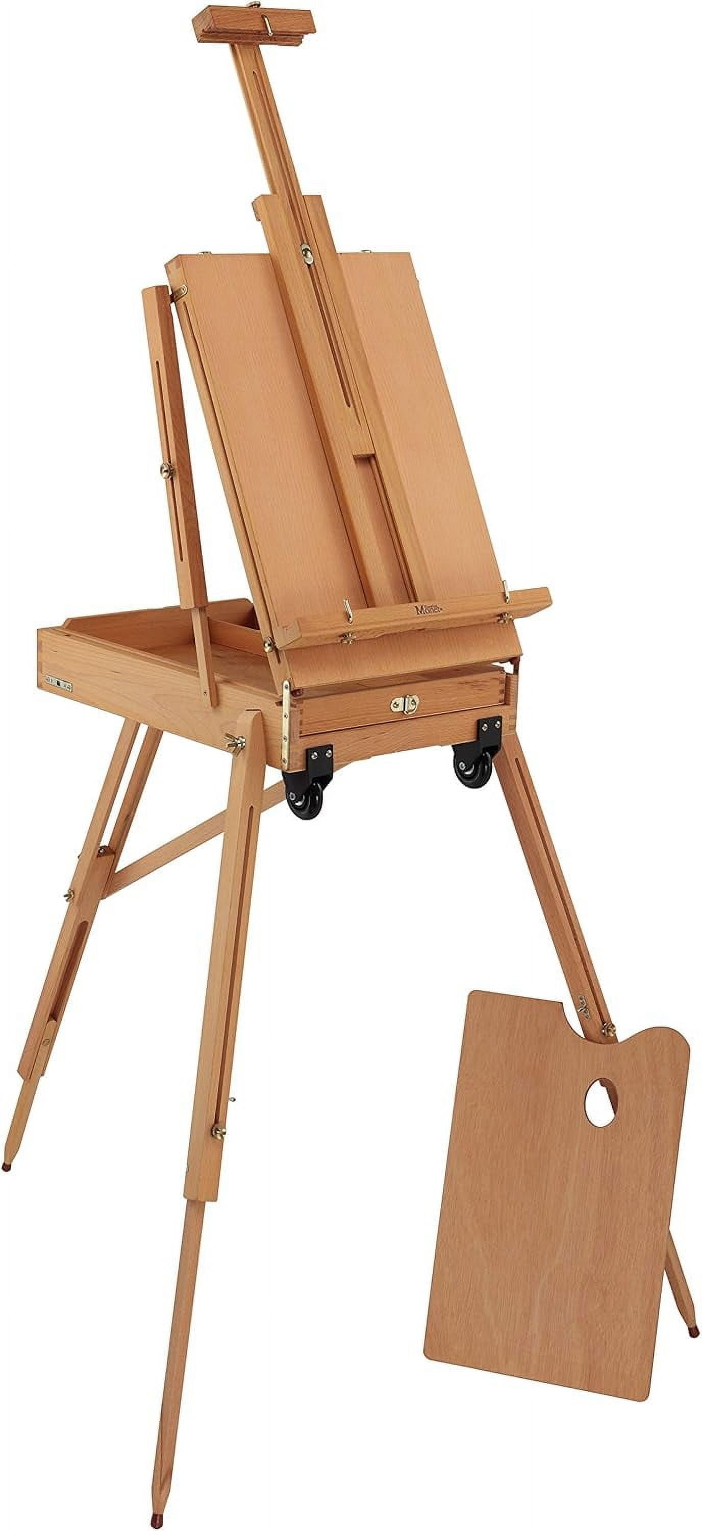 Creative Mark Monet Wooden French Walnut Color Easel & Sketchbox ...