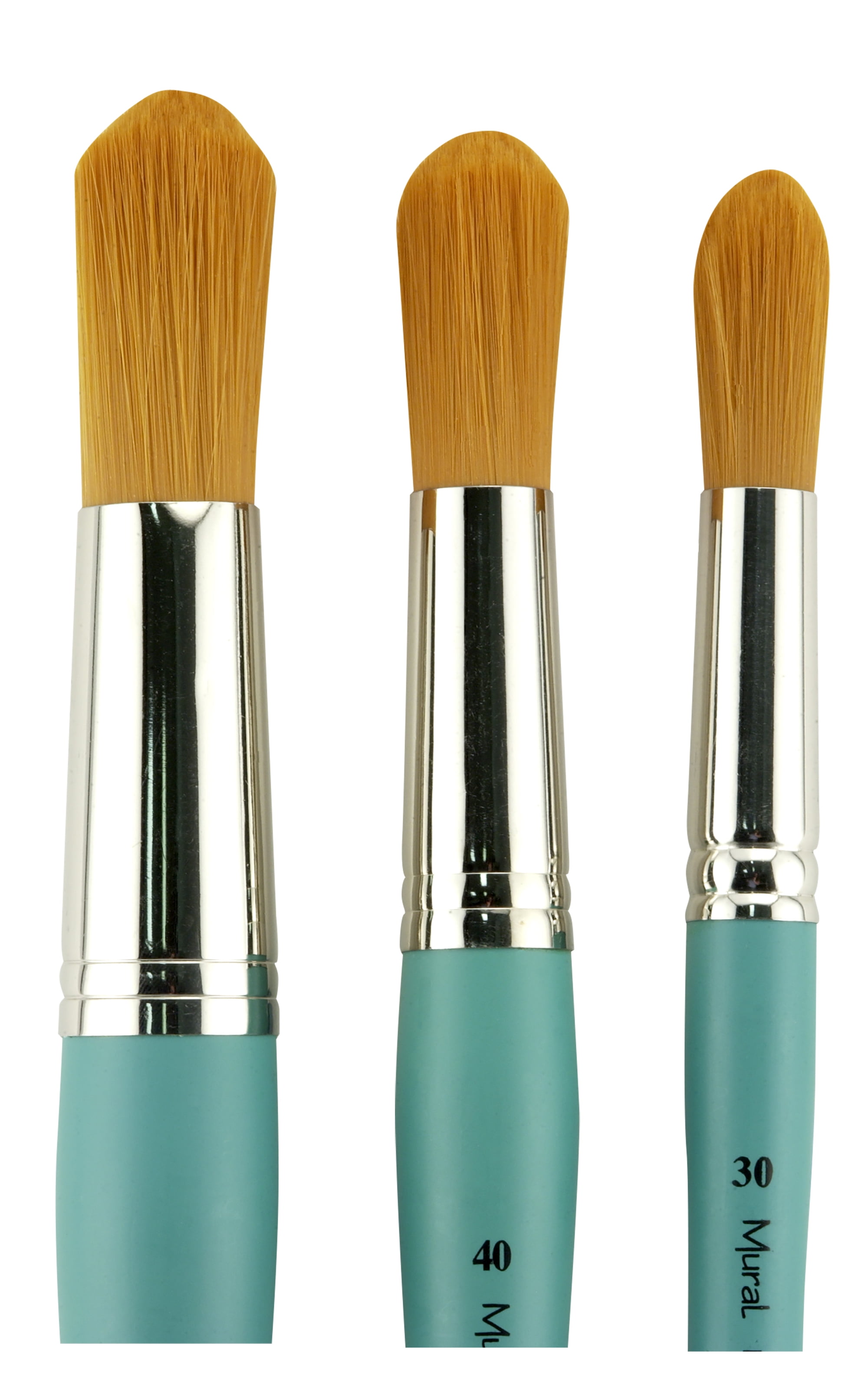 Creative Mark Mural Large Artist Brushes - Golden Taklon Paint Brushes ...