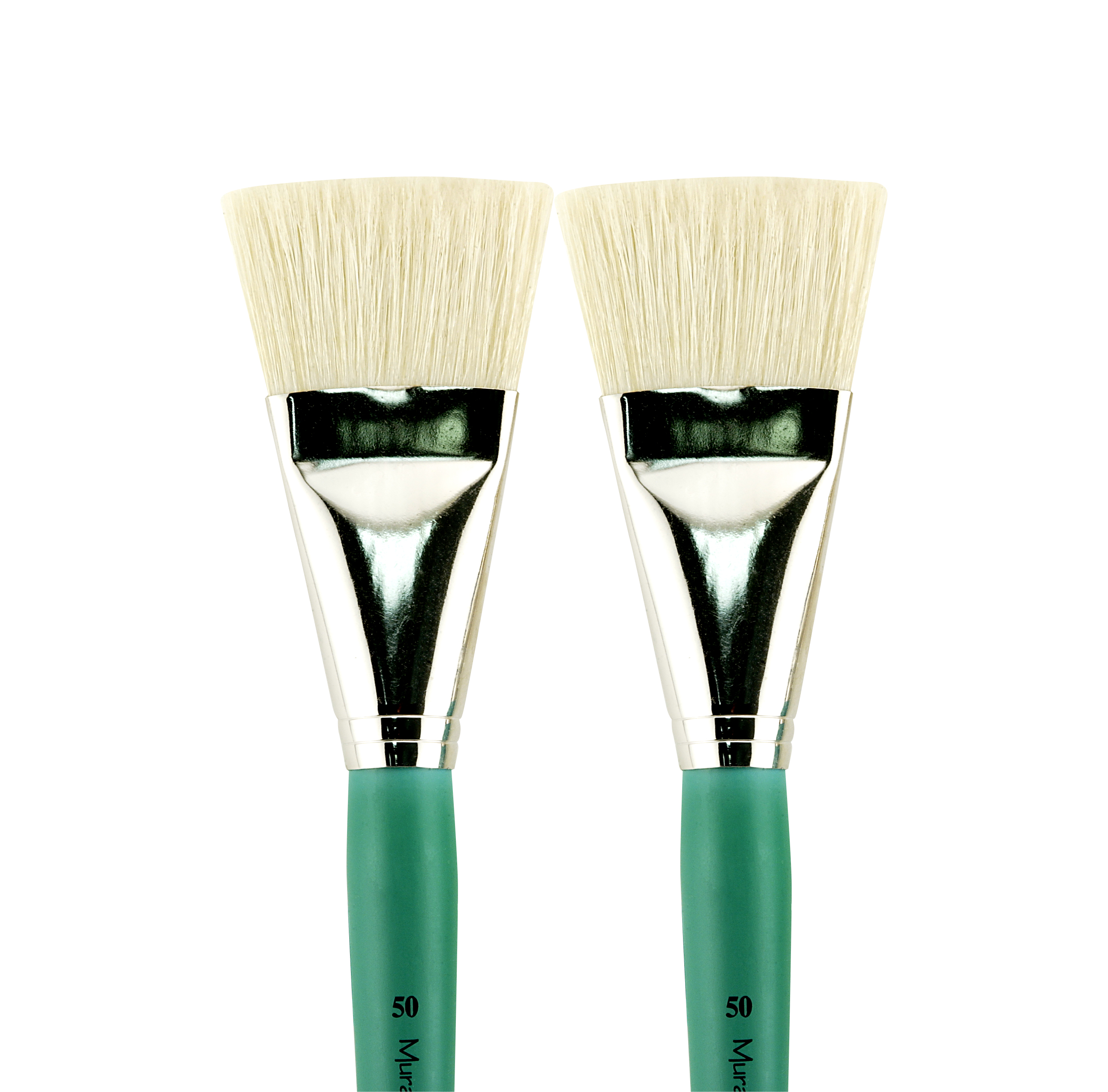 Creative Mark Mural Large Artist Brushes - Natural Hog Bristle Brushes ...