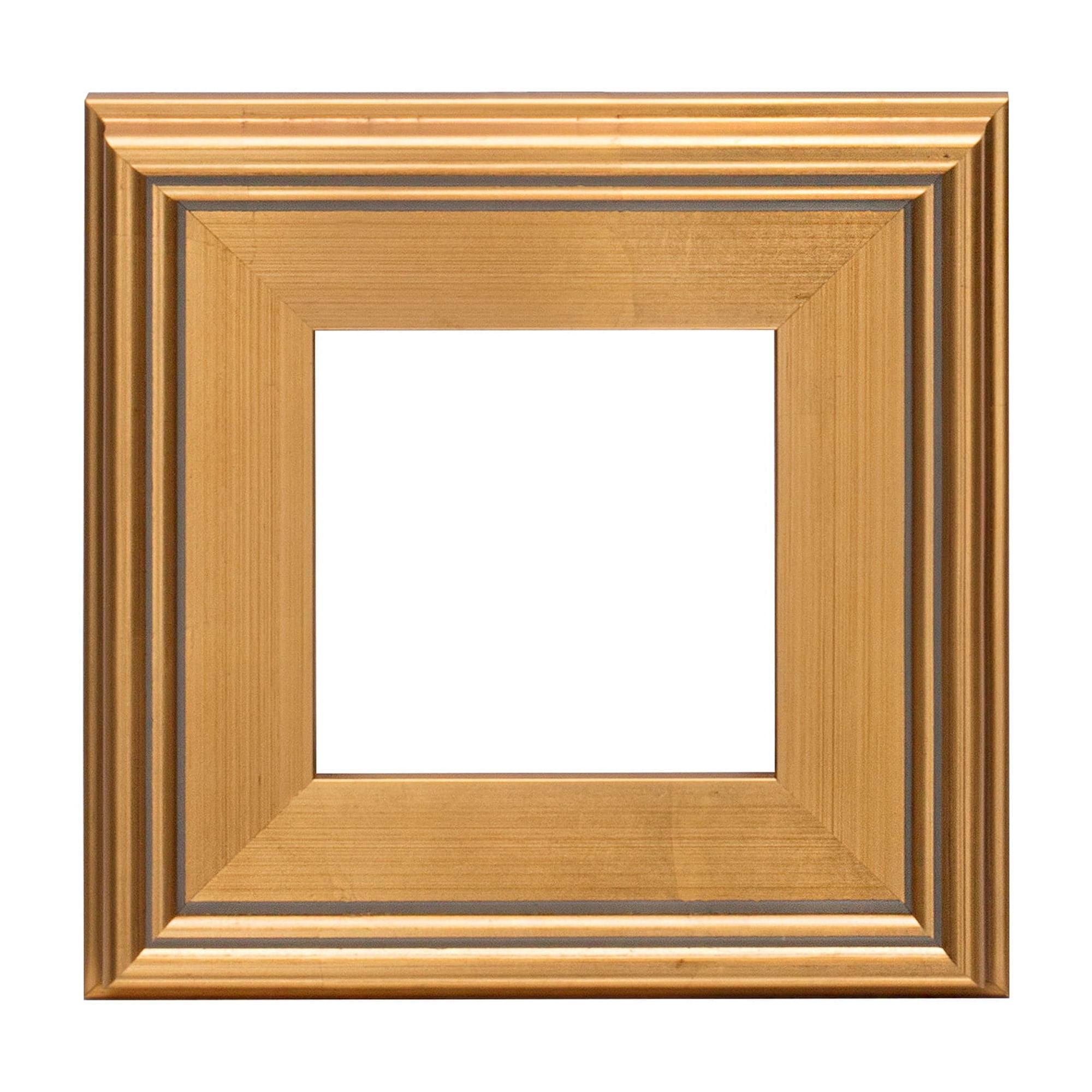 Creative Mark Plein Air Style Frame, Hand Leafed Gold, 8x8" - 2.75 ...