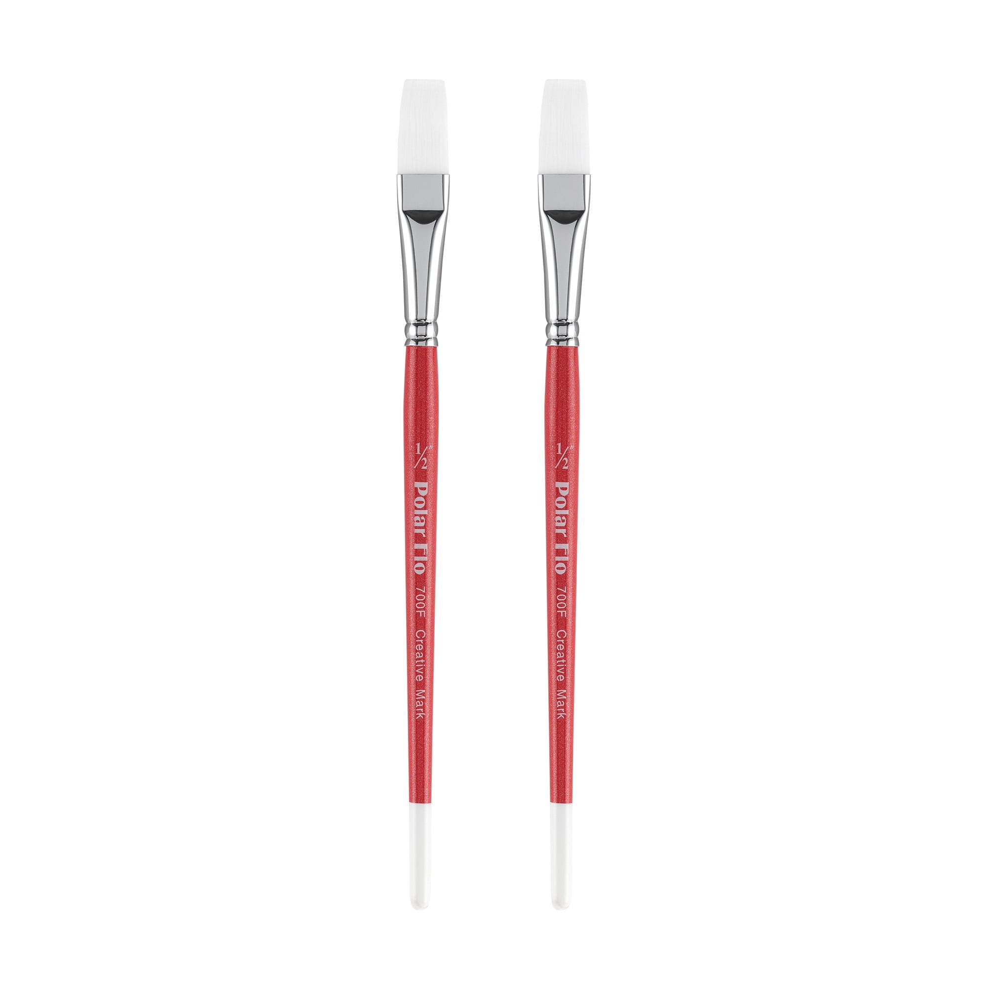 Creative Mark Polar Flo Professional Watercolor Brushes - Flat 1/2" - 2 ...