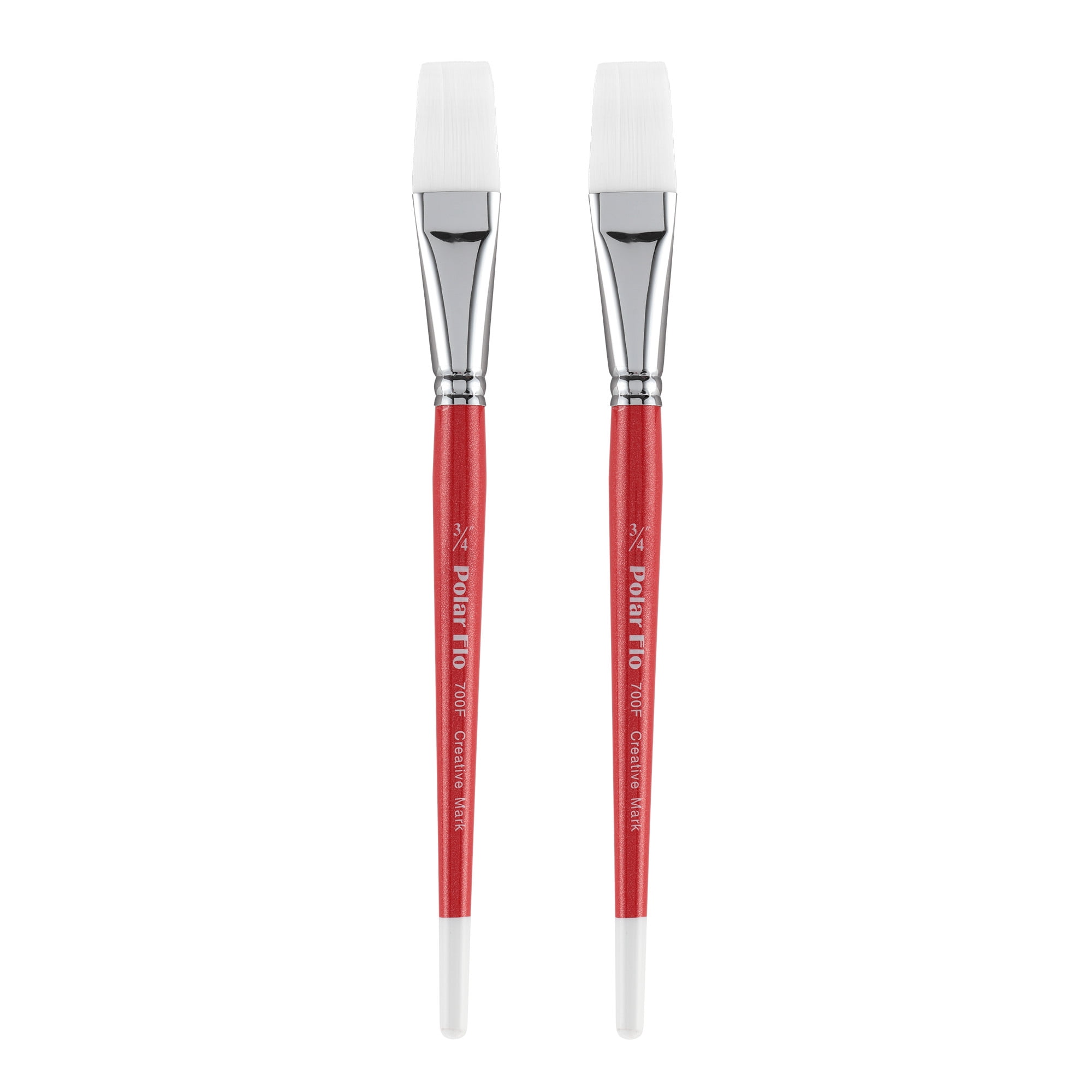 Creative Mark Polar Flo Professional Watercolor Brushes - Flat 3/4" - 2 ...
