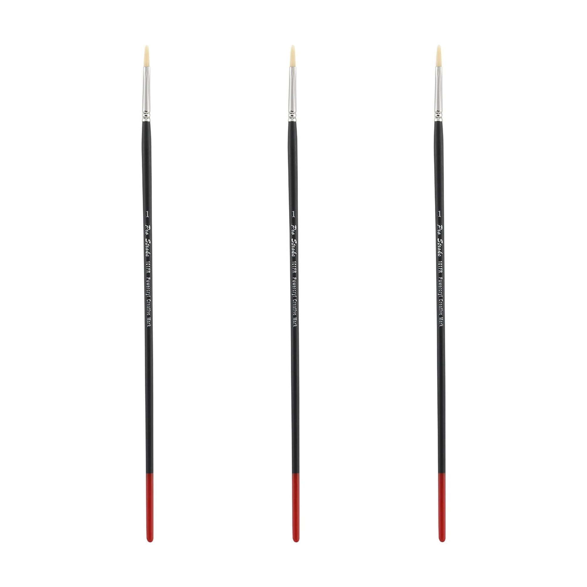 Creative Mark Powercryl Ultimate Acrylic Paint Brushes- Filbert #1 Set ...