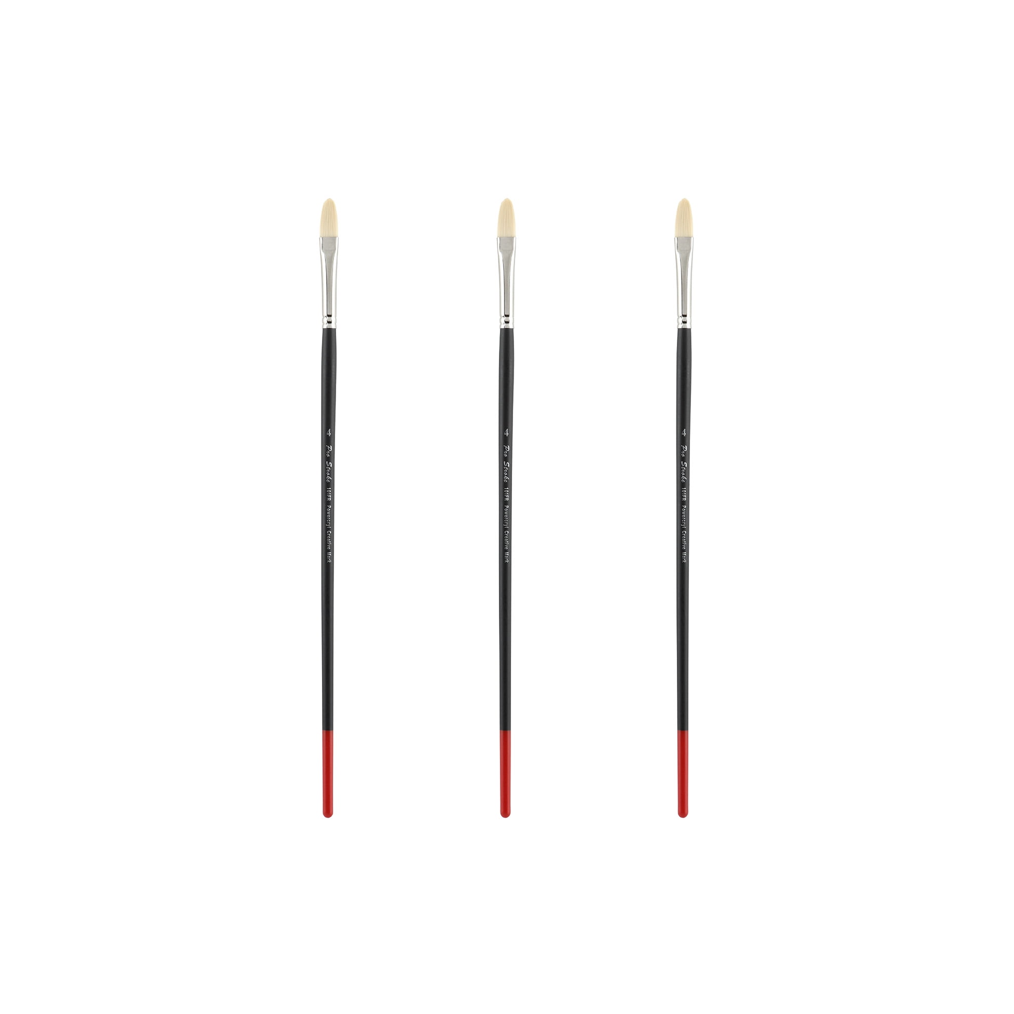 Creative Mark Powercryl Ultimate Acrylic Paint Brushes- Filbert #4 Set ...
