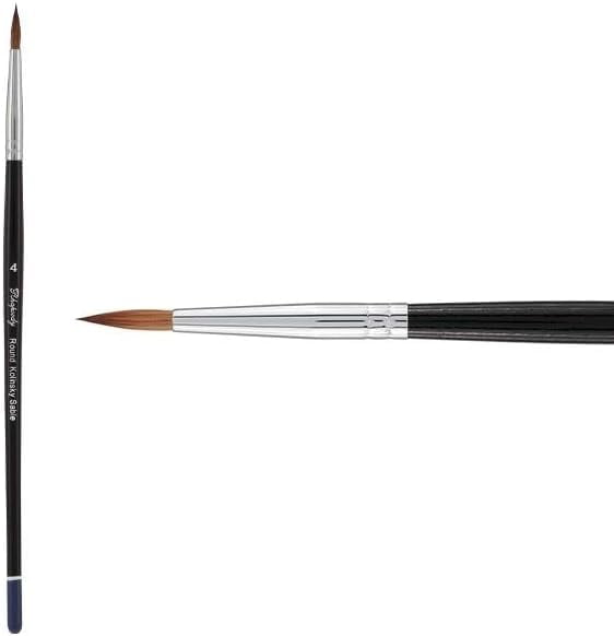 Creative Mark Rhapsody Kolinsky Sable Short Handle Brush - # 4, for ...