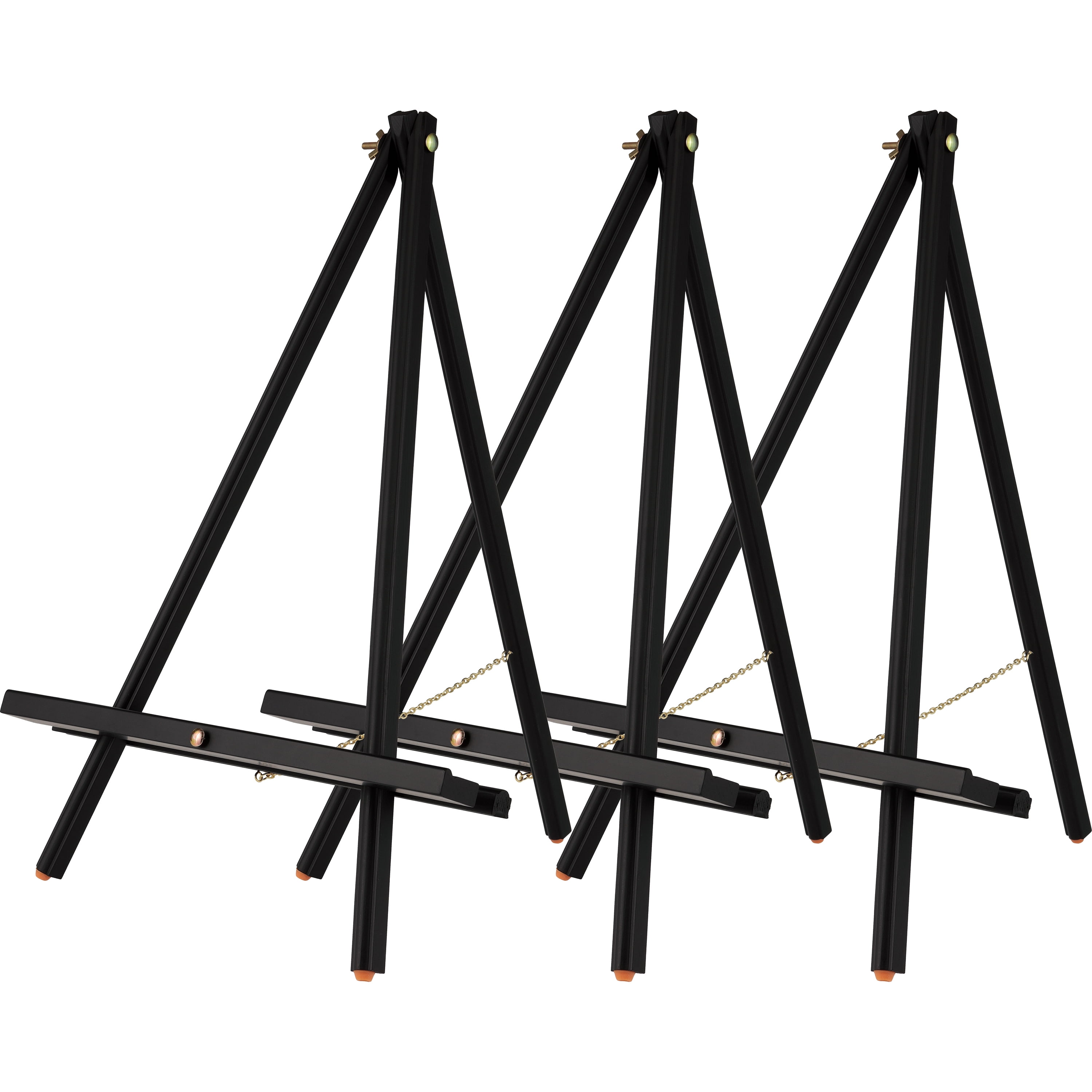 Creative Mark Thrifty Wood Tripod Display Easel Stand for Painting Pack ...