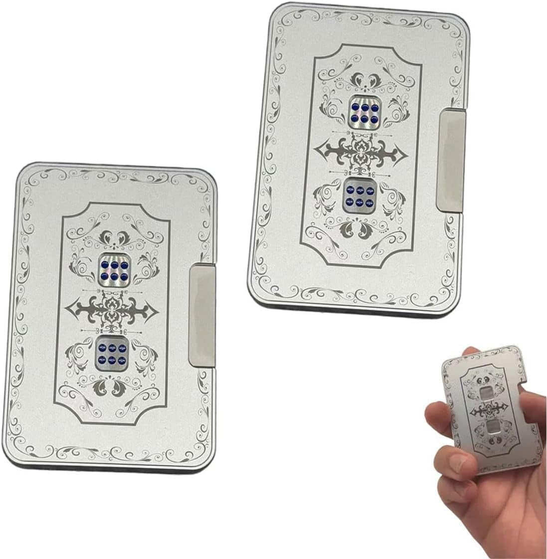 Creative Mechanical Dice Spinner，Metal Stress Relief dice Rotator ...