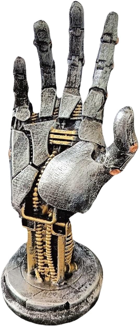 Creative Mechanical Hand Staue, Resin Simulated Robot Hand Sculpture ...