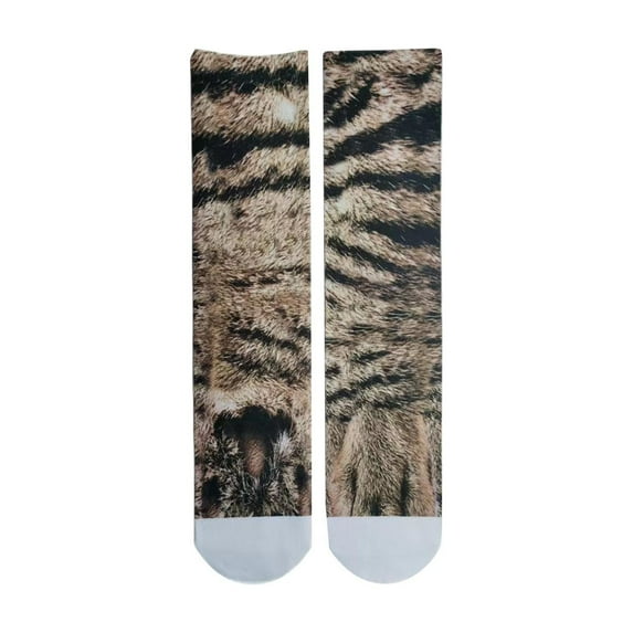 Creative Men Women Fun Socks 3D Print Animal Feet Pattern Novelty Socks ...