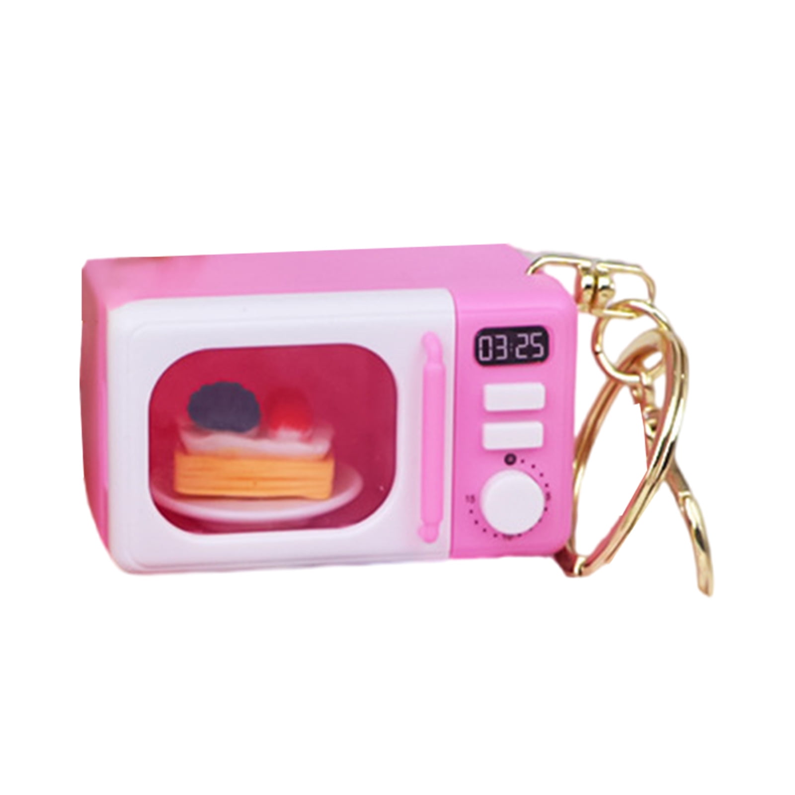 Creative Microwave Keychain Interactive Children's Toy with LED Light ...