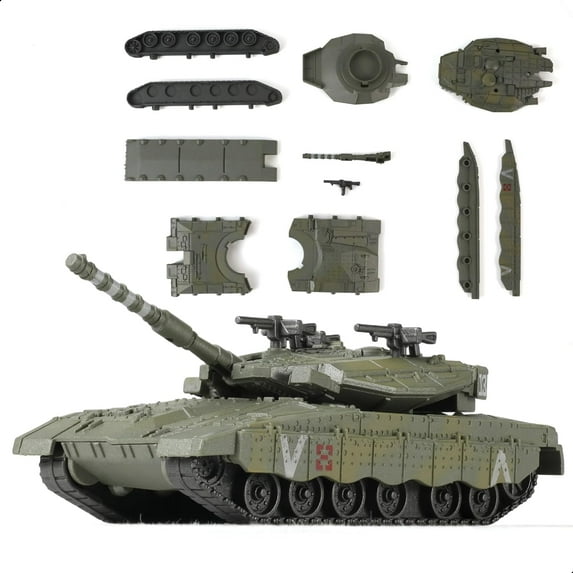 Creative Military Series Building Blocks F14 Su57 F22 M1070 Military ...