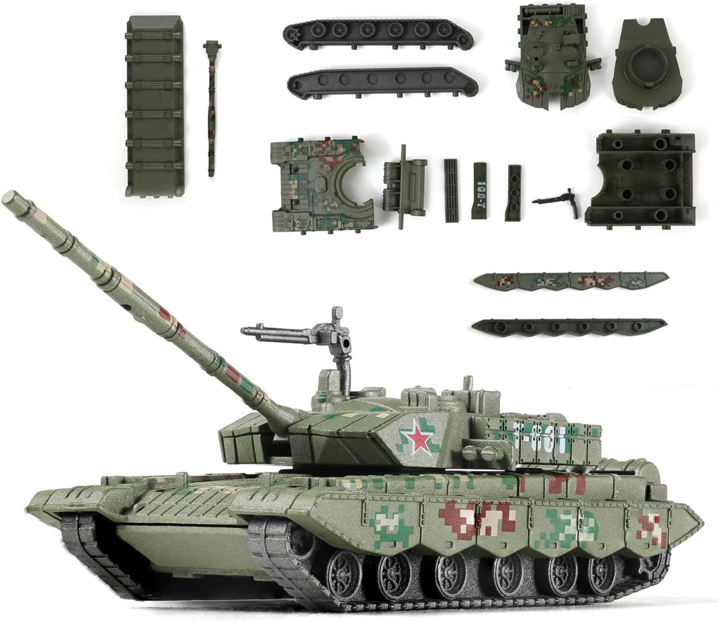 Creative Military Series Building Blocks F14 Su57 F22 M1070 Military ...