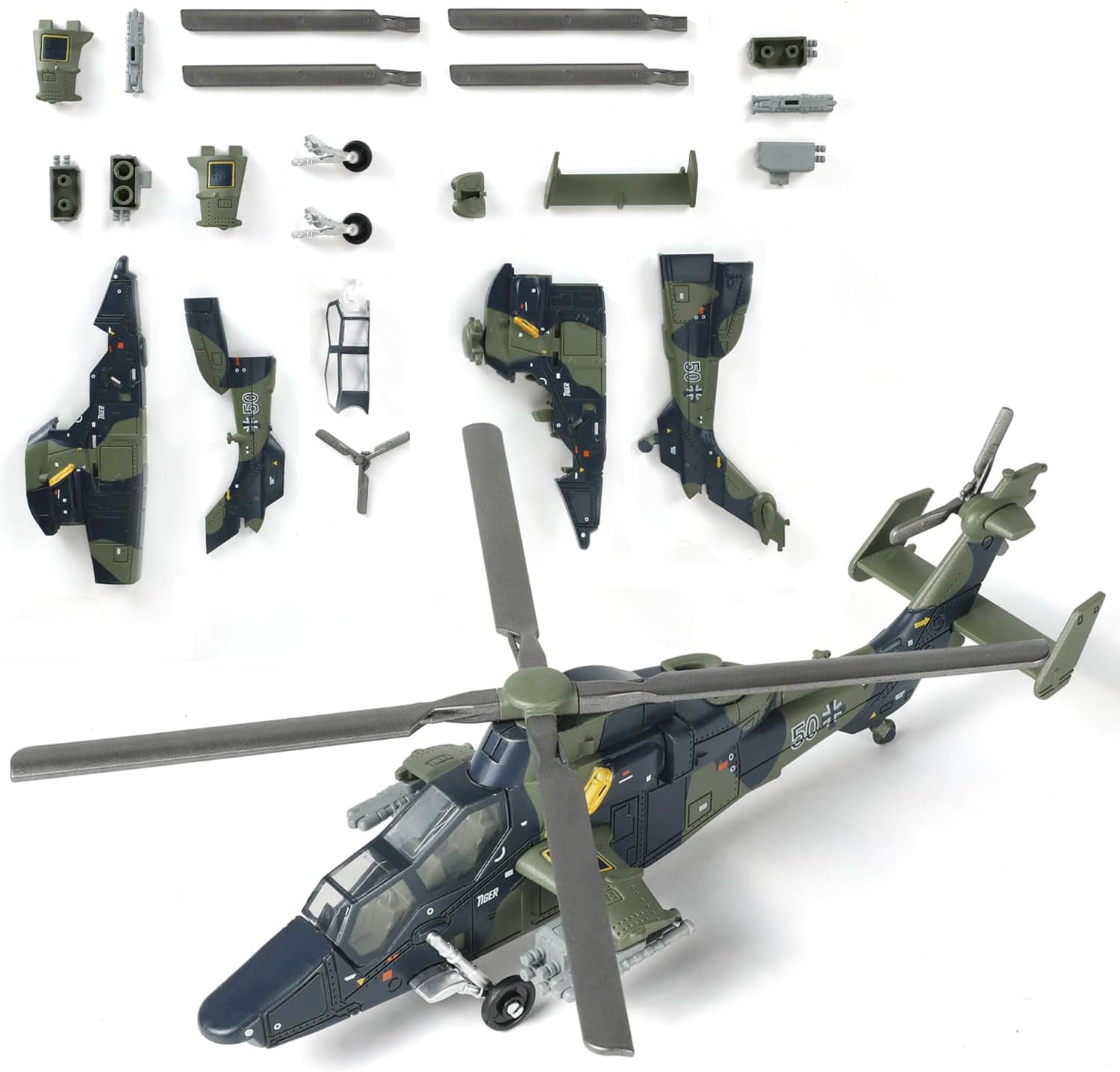 Creative Military Series Building Blocks F14 Su57 F22 M1070 Military ...