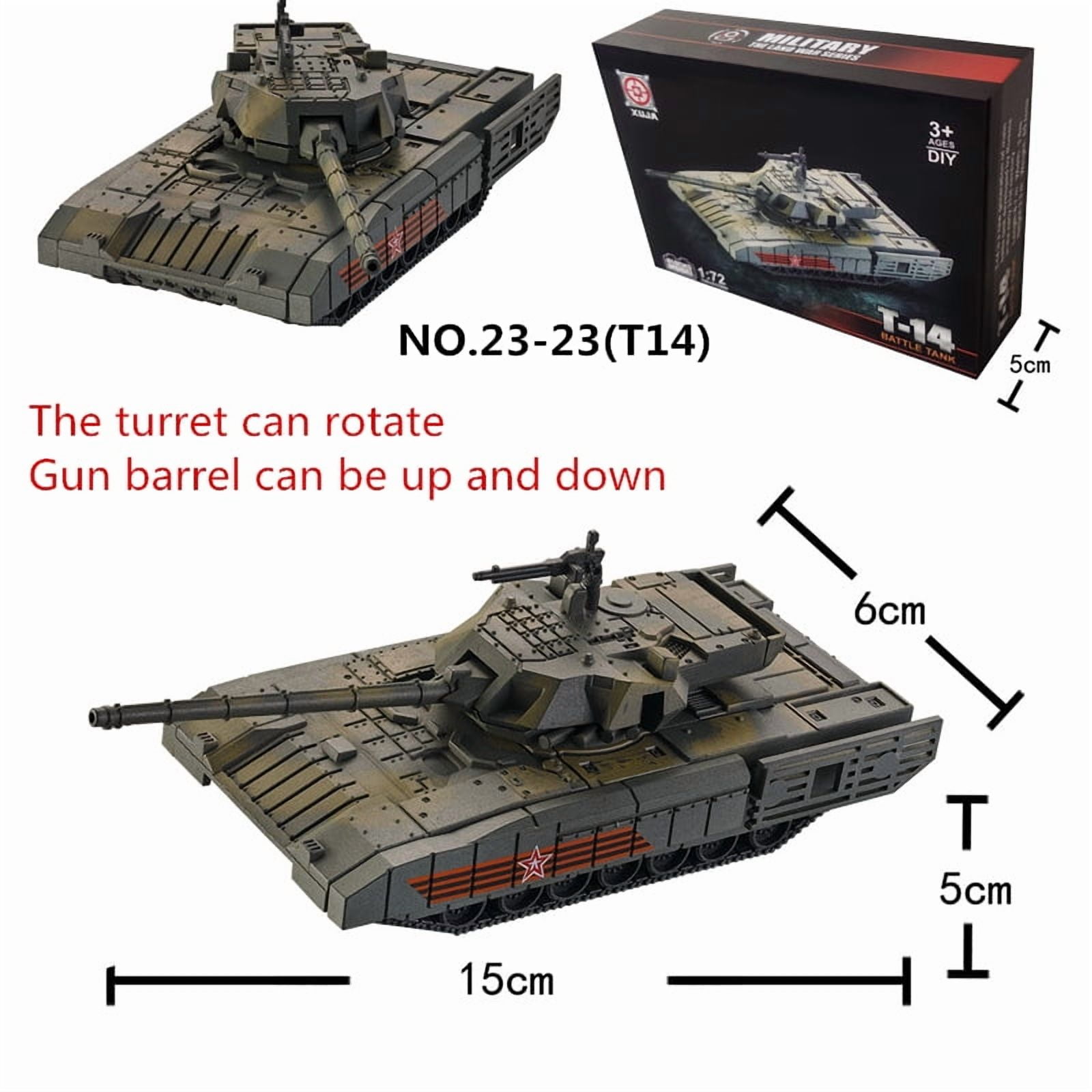 Creative Military Series Multi-Purpose Main Battle Tank Building Blocks ...