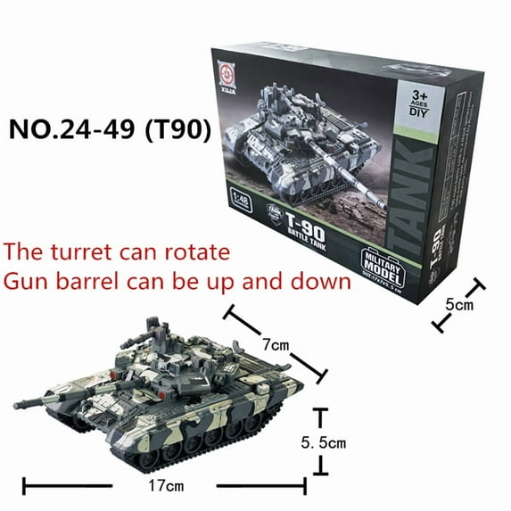 Creative Military Series Multi-Purpose Main Battle Tank Building Blocks ...