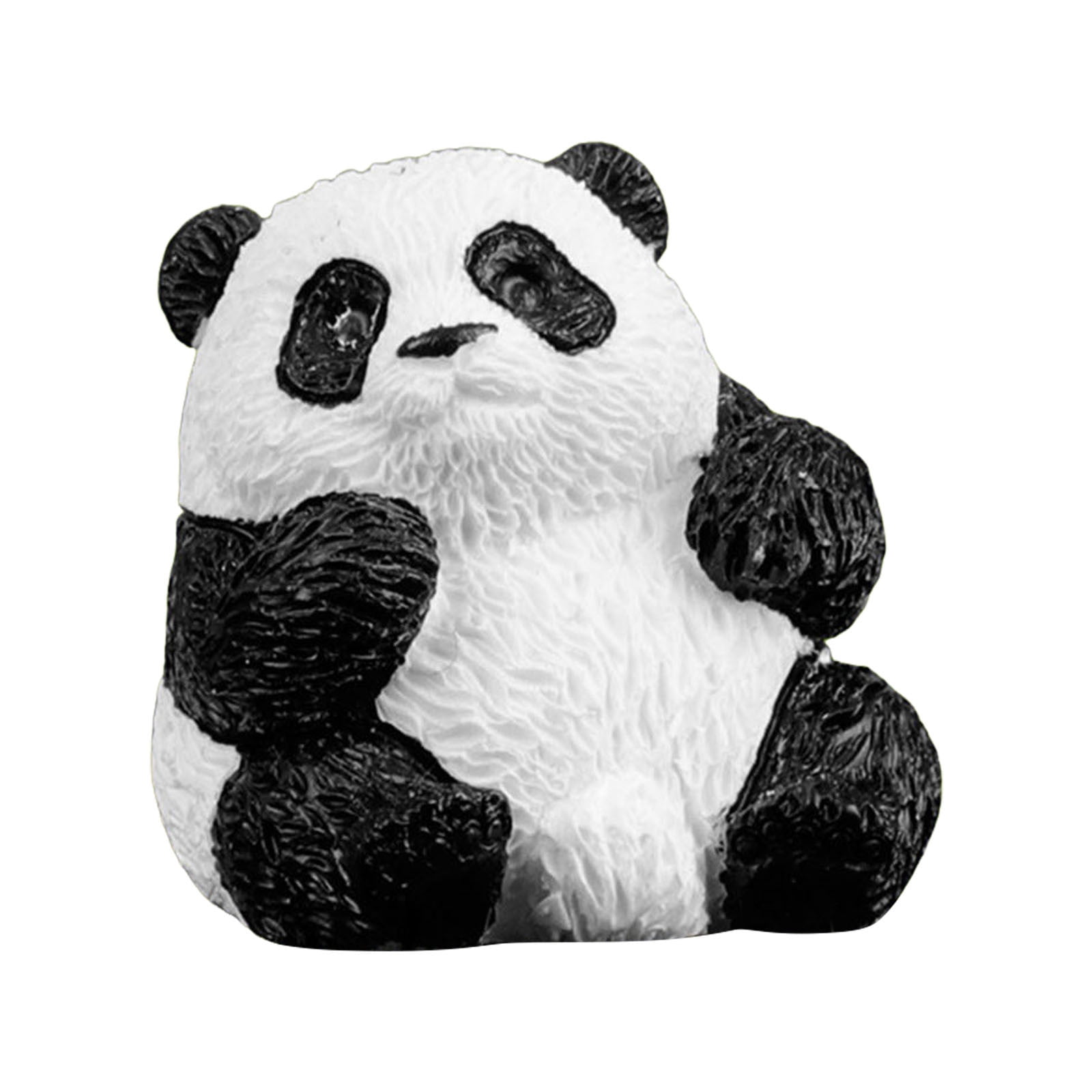 Creative Mini Panda Figures Resin Cute Animal Cake Toppers Garden ...