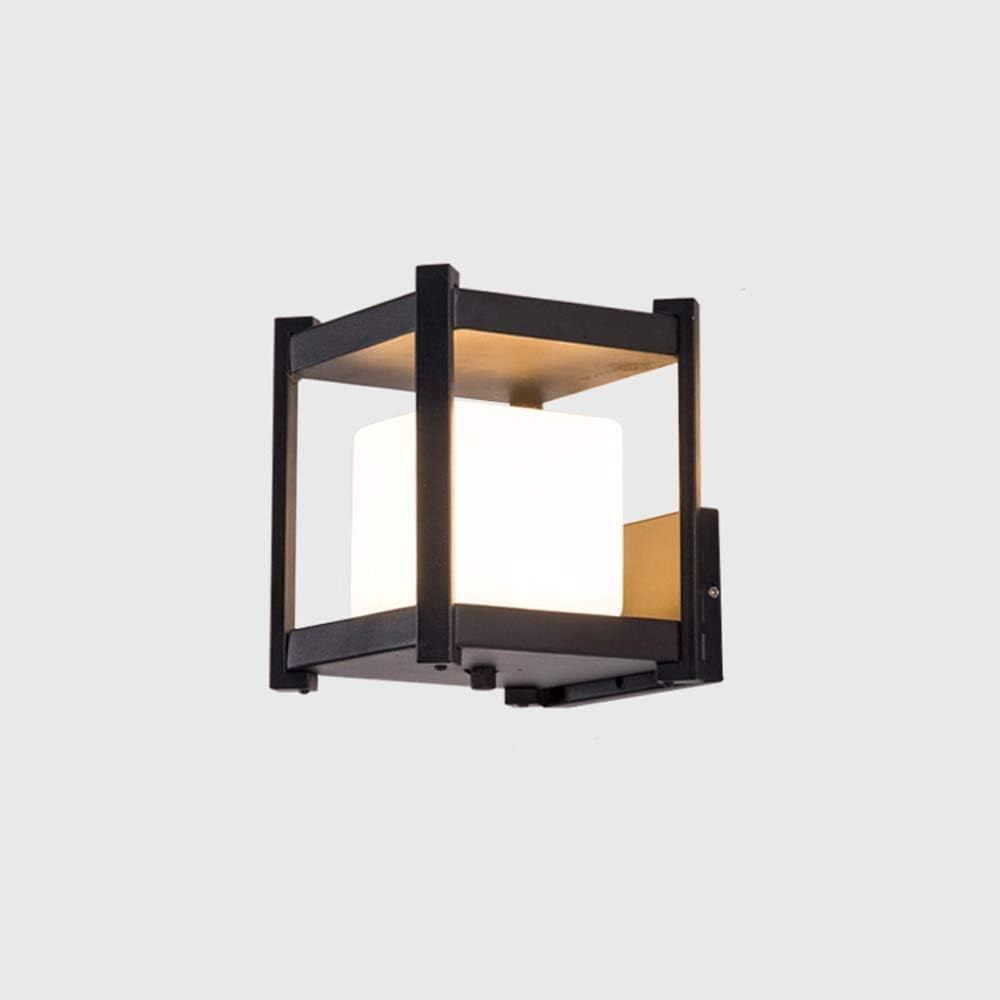 Creative Mini Square Wall Lantern IP54 Waterproof Outdoor Wall Sconce ...