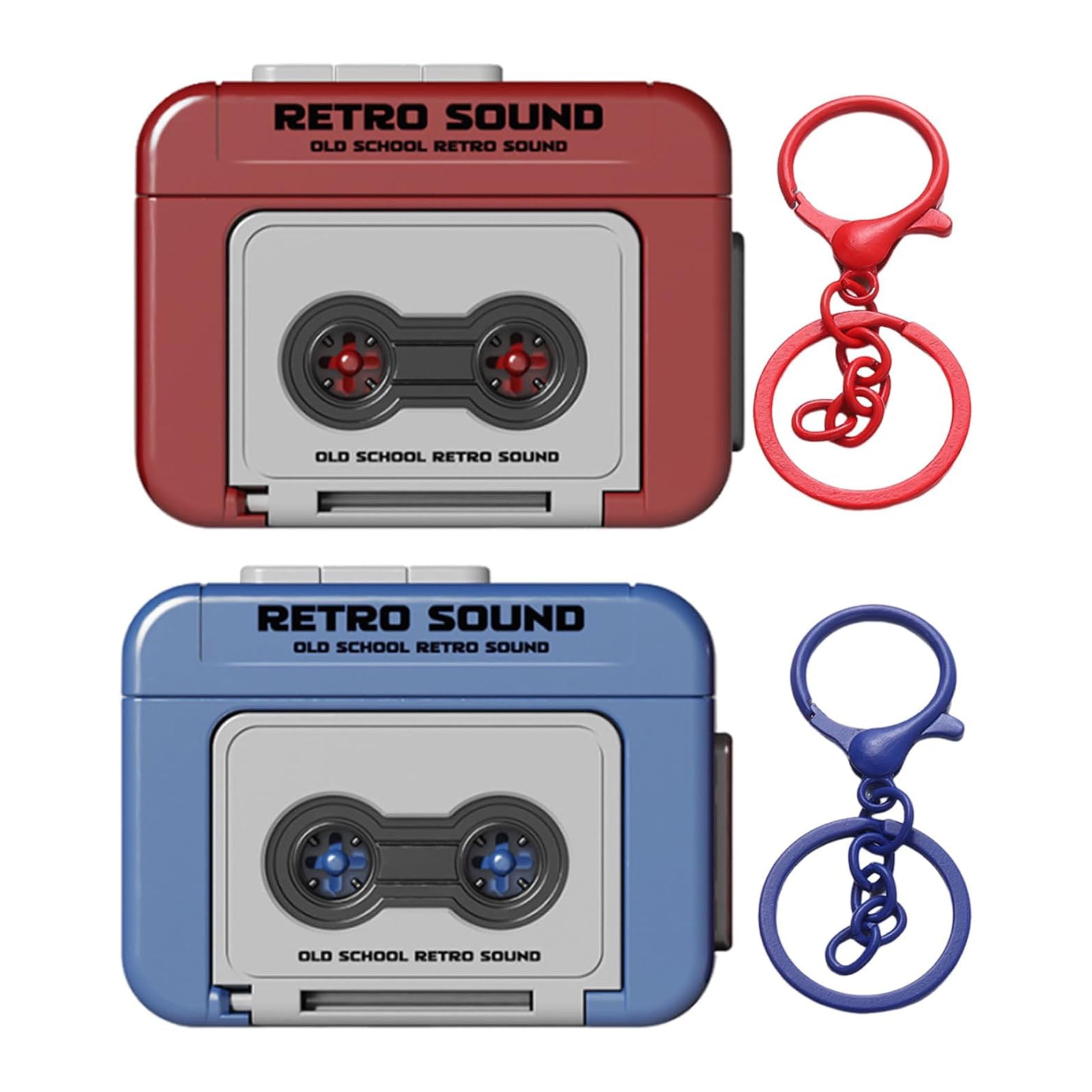 Creative Mini Tape Recorder Keychain, Vintage Recorder Tape Keychain ...
