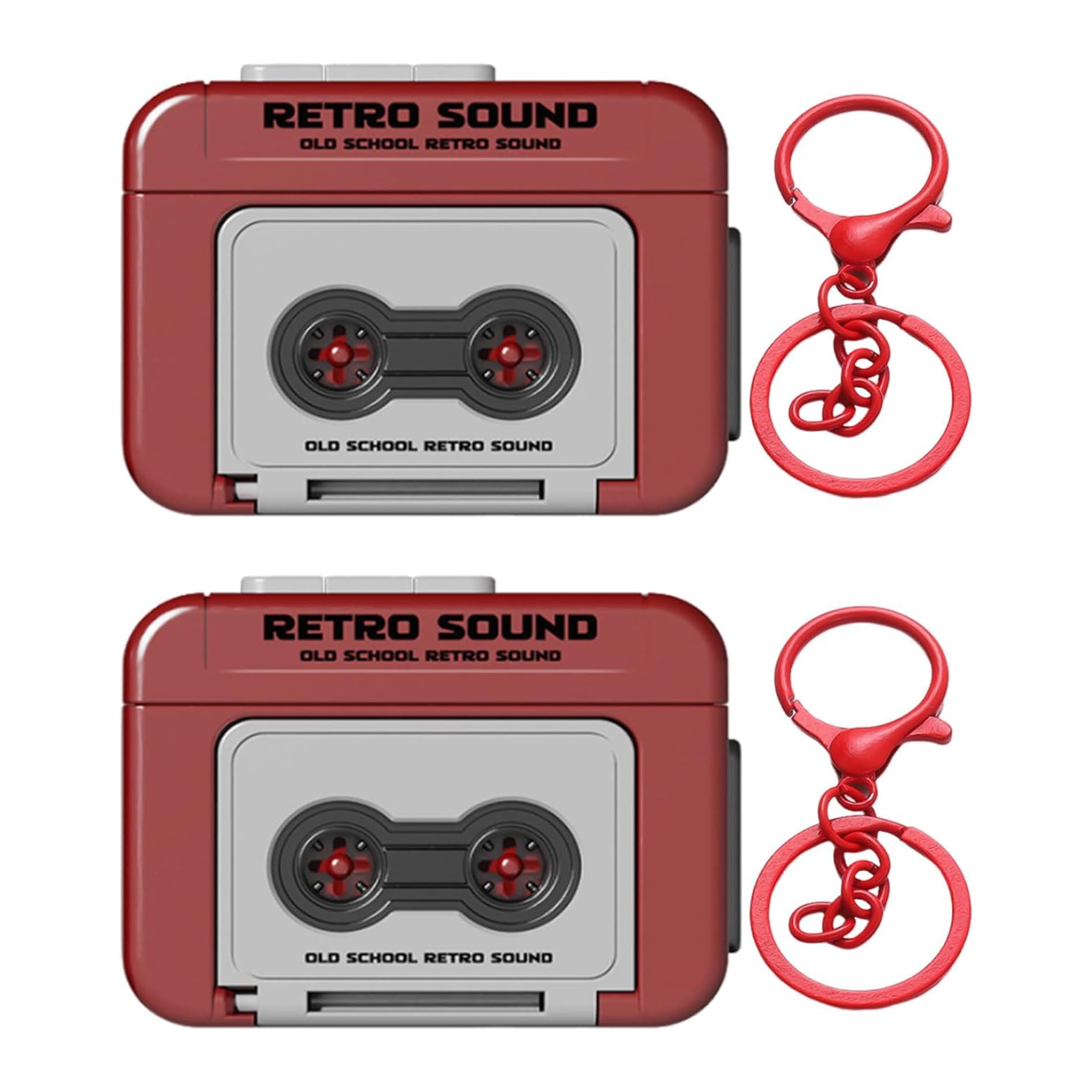 Creative Mini Tape Recorder Keychain, Vintage Recorder Tape Keychain ...