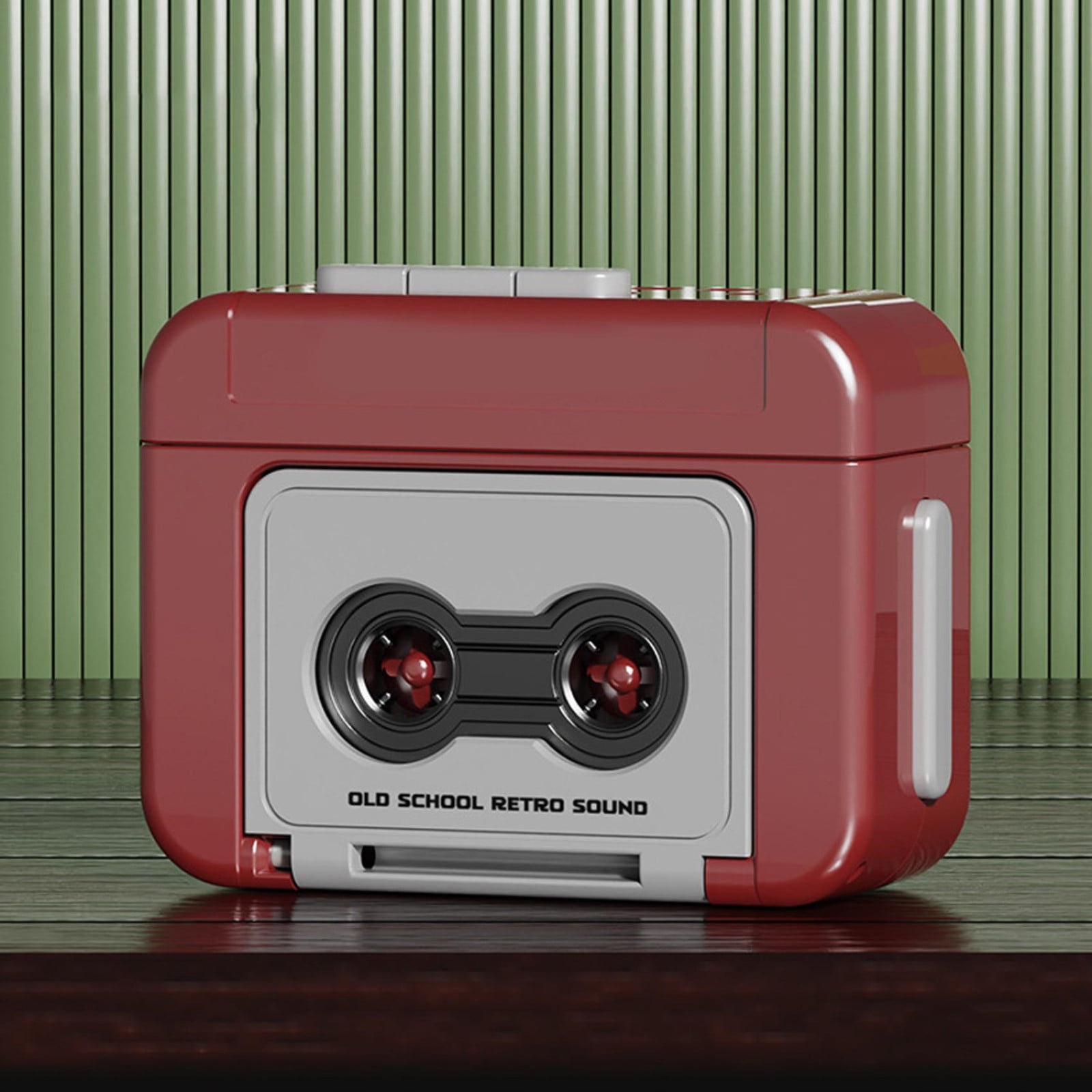 Creative Mini Tape Recorder Keychains Retro Cassette Player Portable ...