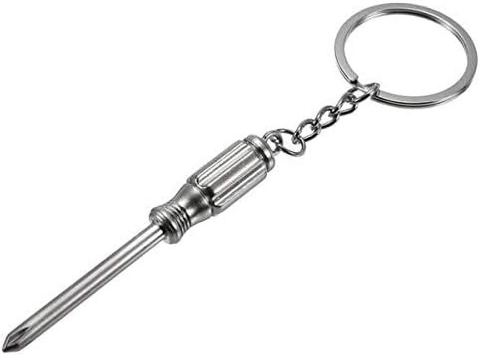 Creative Mini Tool Model Phillips Screwdriver Key Chain Ring - Walmart.com