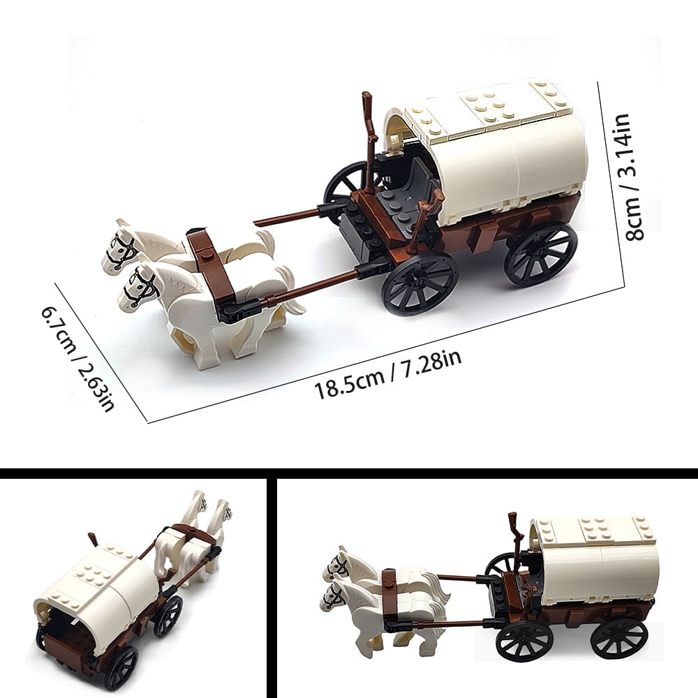 Creative Moc Medieval Military Carriage Model Western Carriage ...