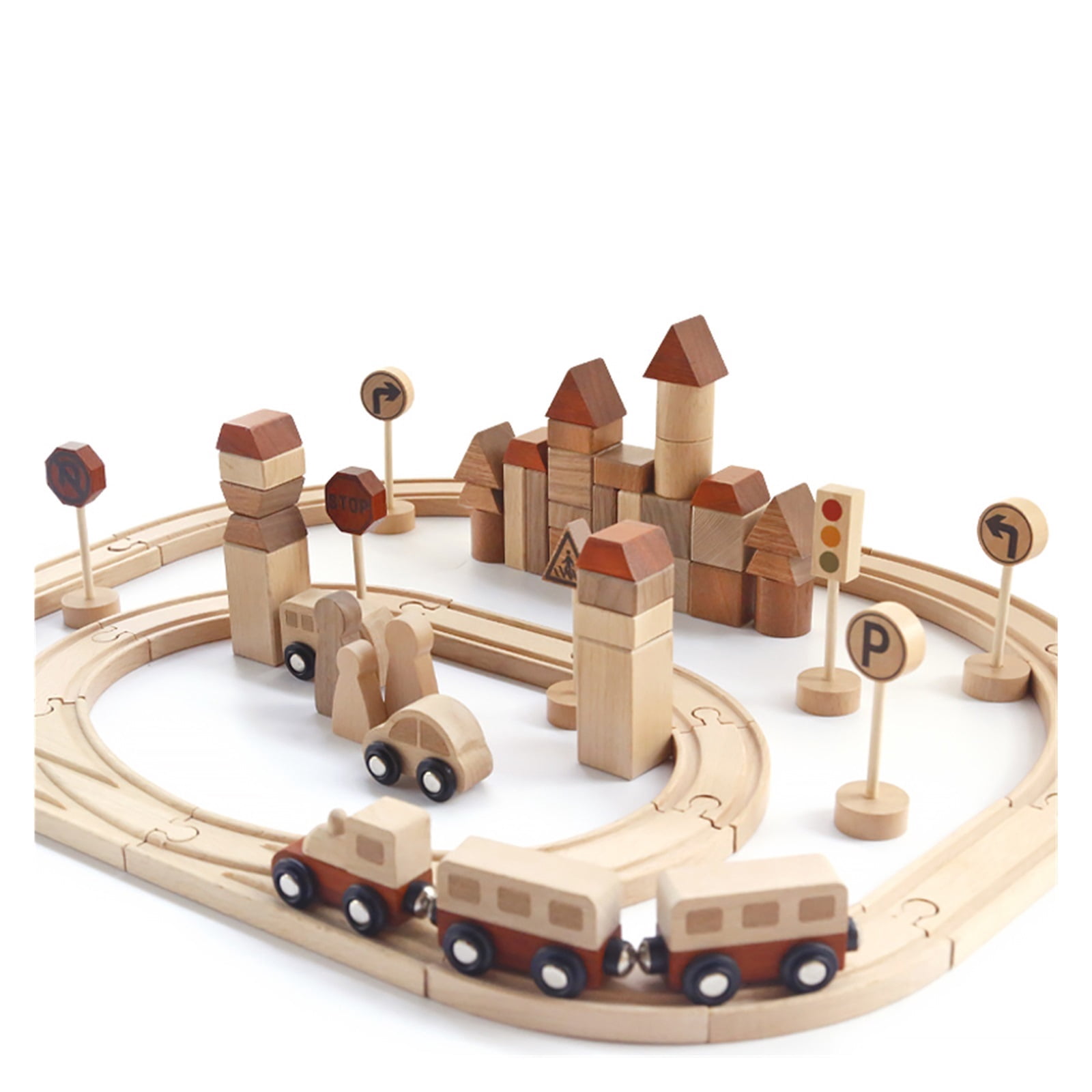 toys Wooden Train Sets in Cars, RC, Drones & Trains - Walmart.com