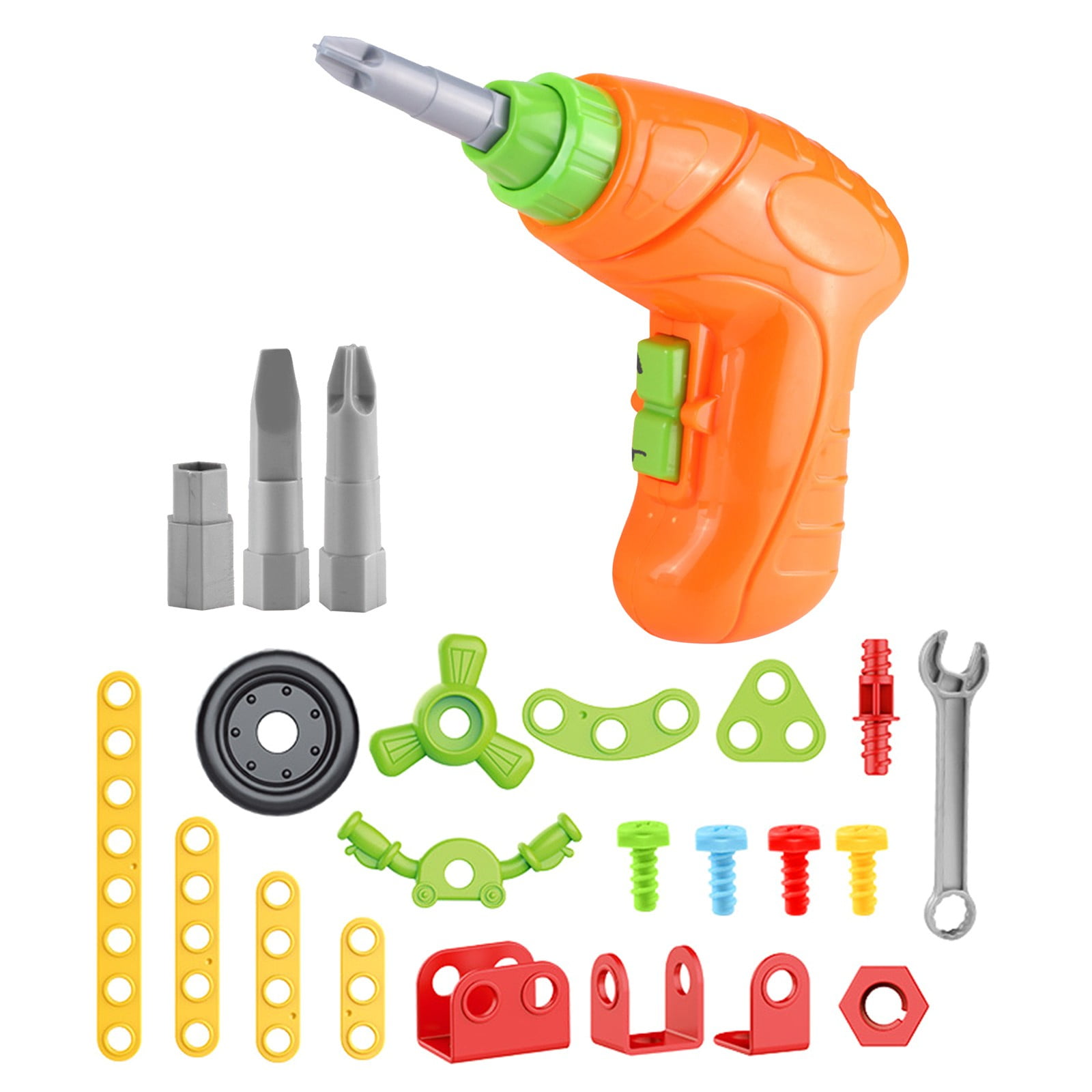 Creative Mosaic Drill Set for Kids, Toy Drill and Screwdriver Puzzle ...