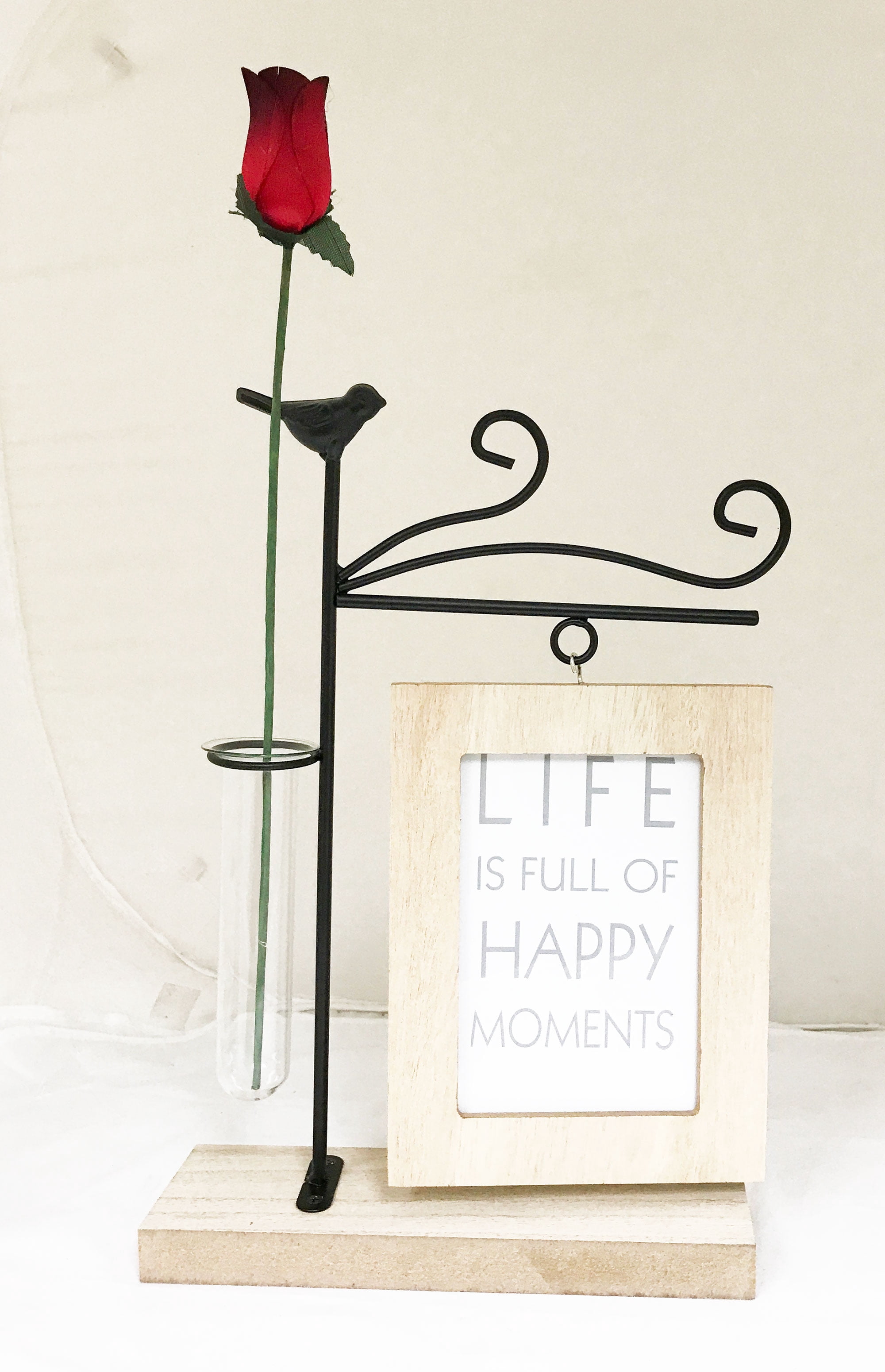 Creative Motion All hand-made Desk-top Décor Metal stand with bird on ...