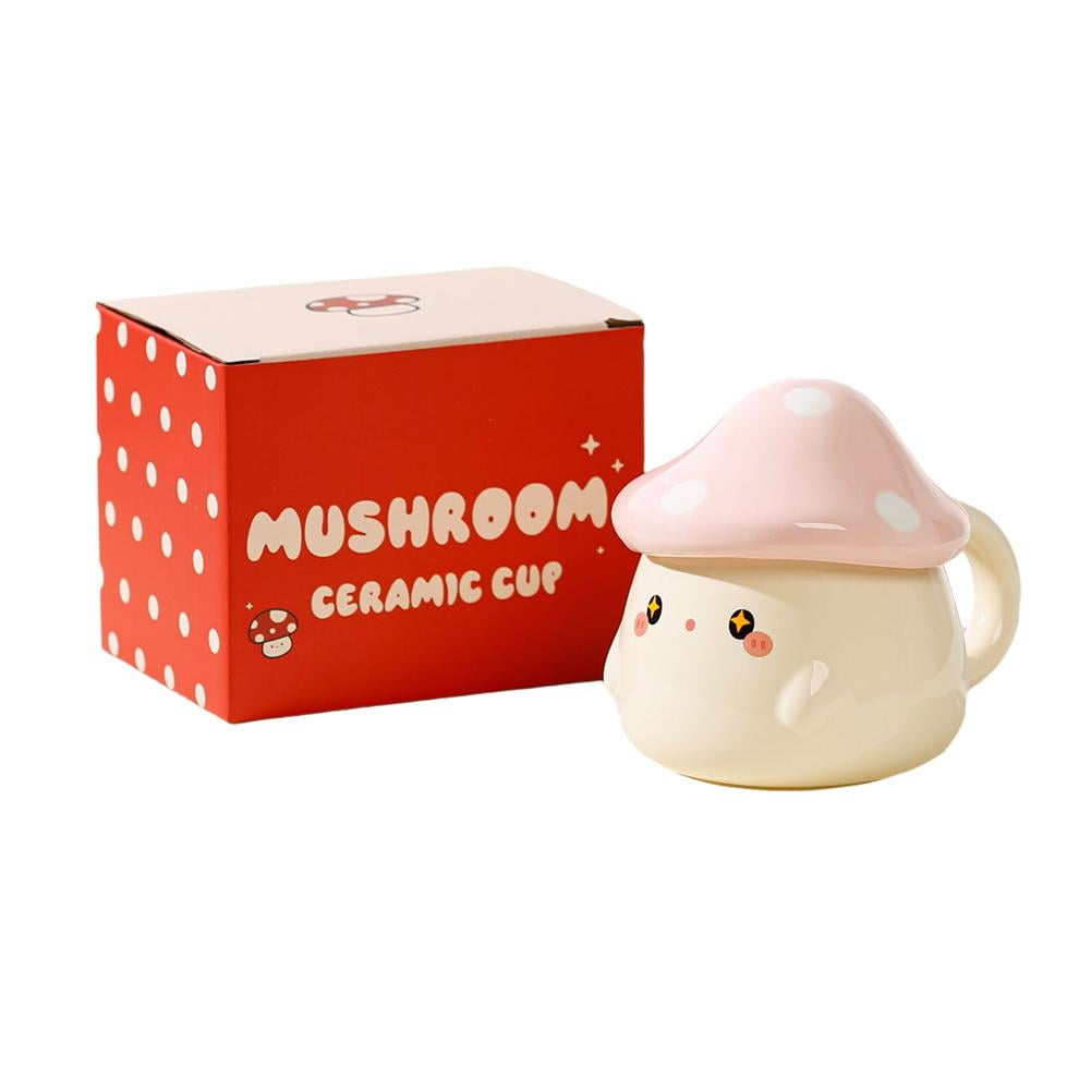Creative Mug Mushroom Shaped Cartoon Cute Ceramic Cup Water Cup Gift ...