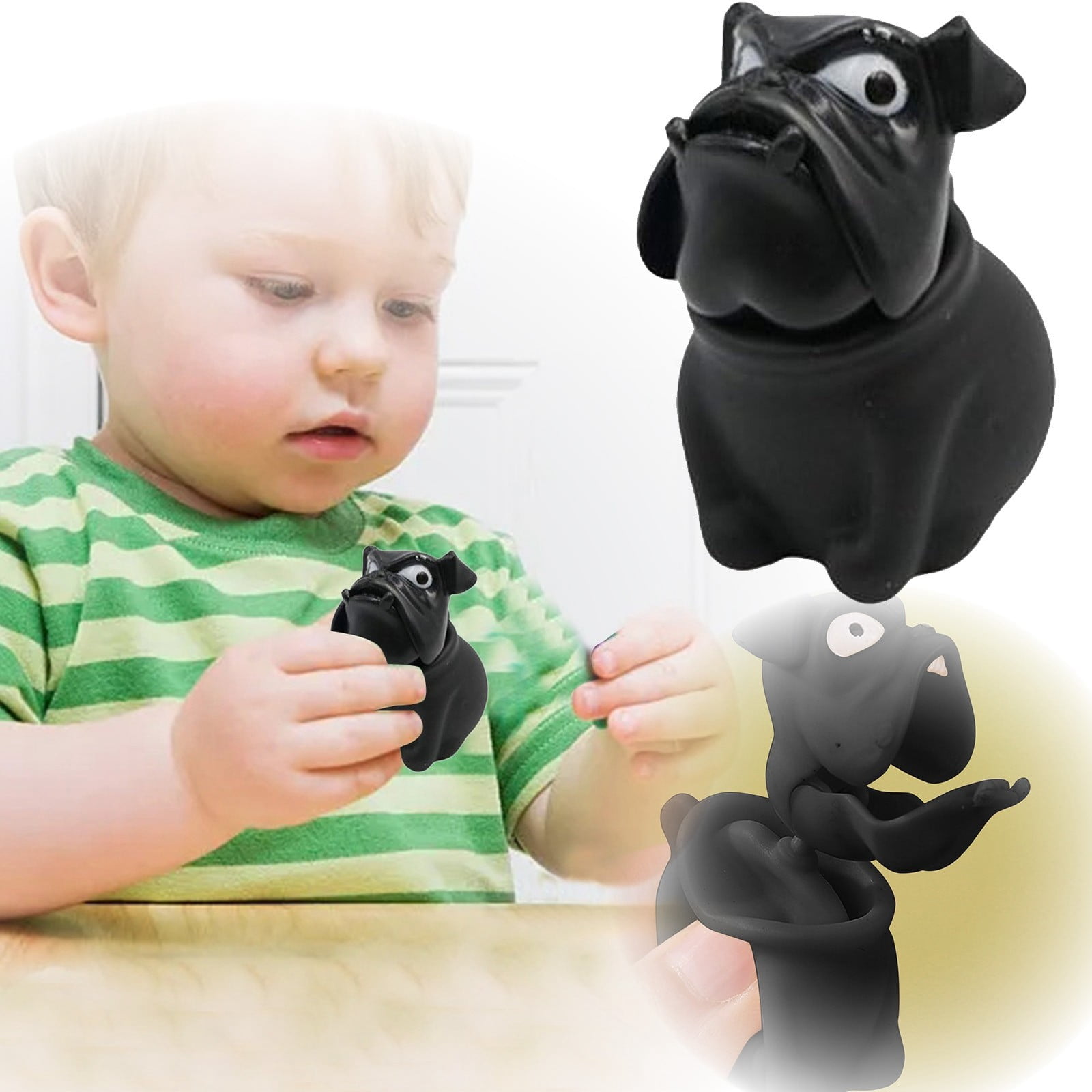 Creative New Strange Decompression Pug Dog Head Angry Dog Vent Small ...