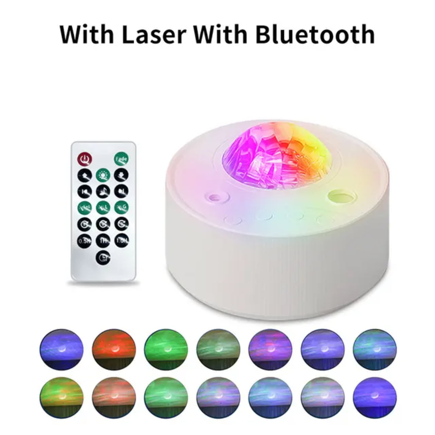 Creative Northern Lights Bluetooth Music Star Projector Night Light ...