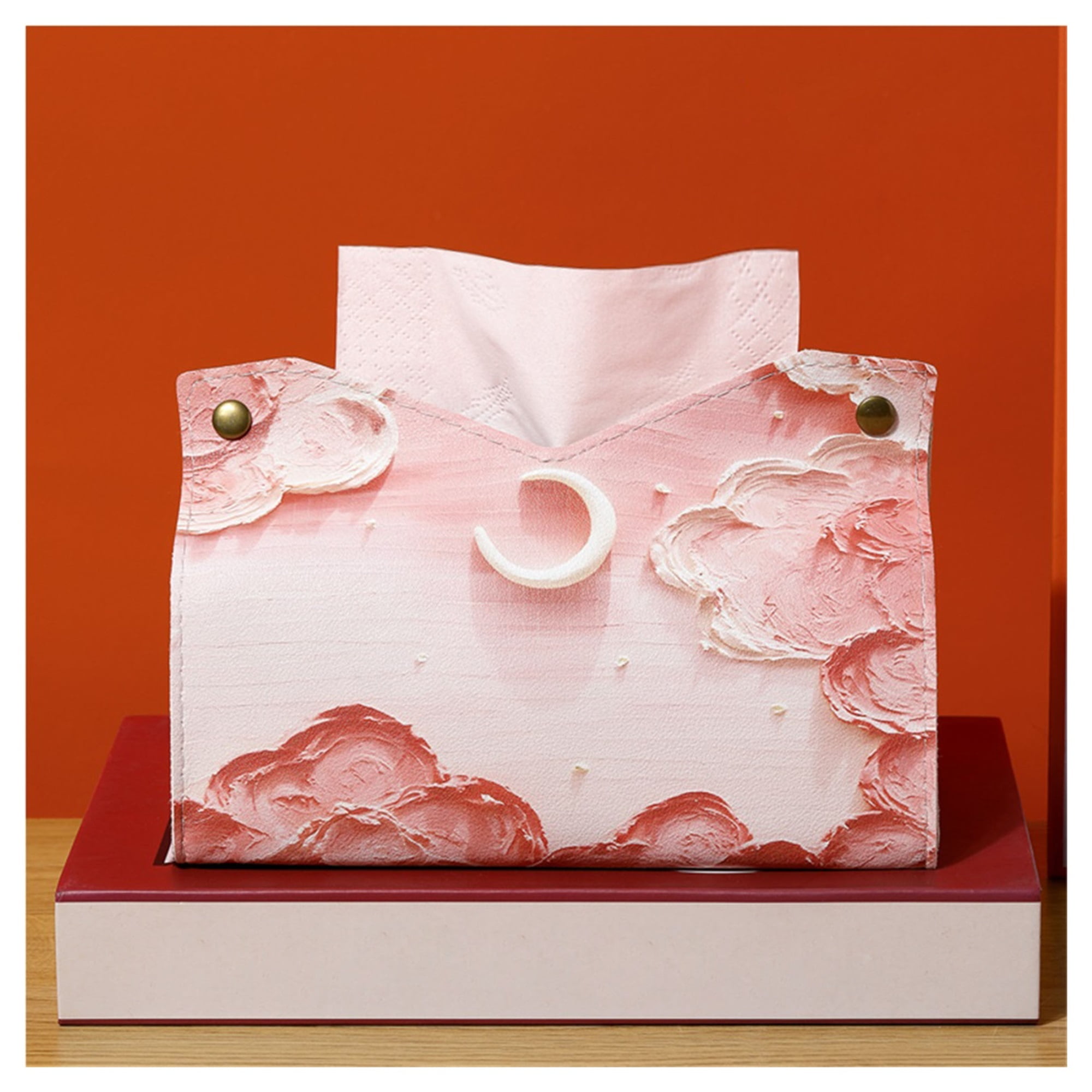 Creative Oil Painting Style Tissue Box - Multifunctional Desktop ...