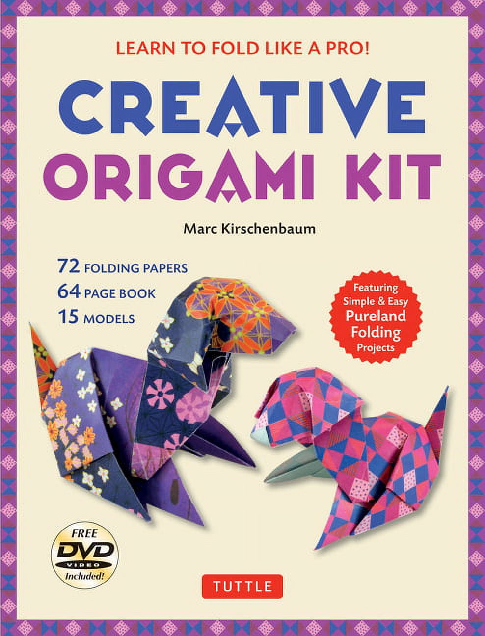 Creative Origami Kit : Learn to Fold Like a Pro!: Instructional DVD, 64 ...