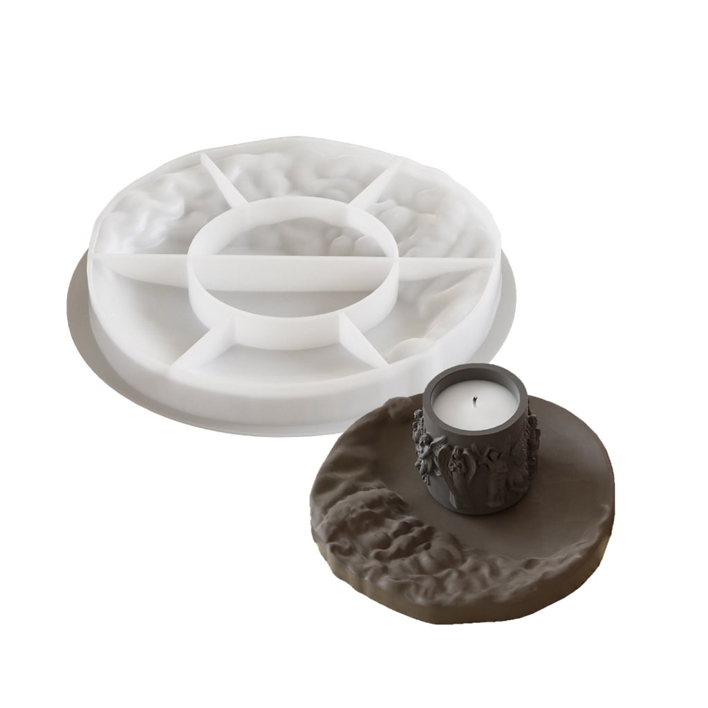 Creative Oval Sturdy Silicone Resin Form Portable Flexible Stylish ...