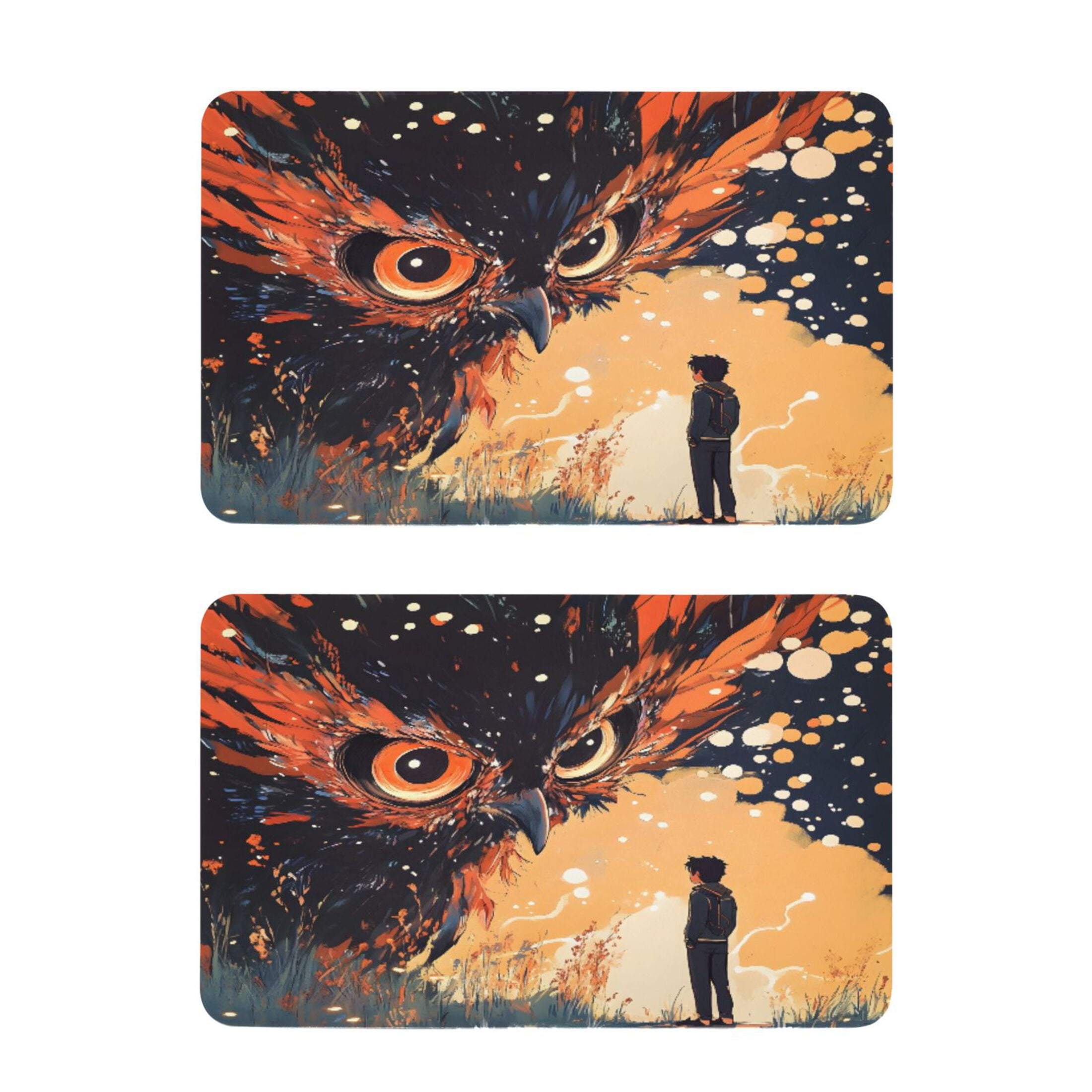 Creative Owl 2 Pack 4x2.5 Inch Magnetic Stickers Thick and Strong for ...