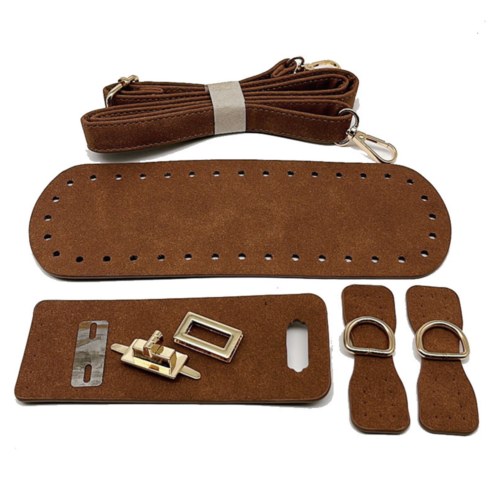 Creative PU Leather Purse Hand Sewing Set Bags Making Accessories For ...