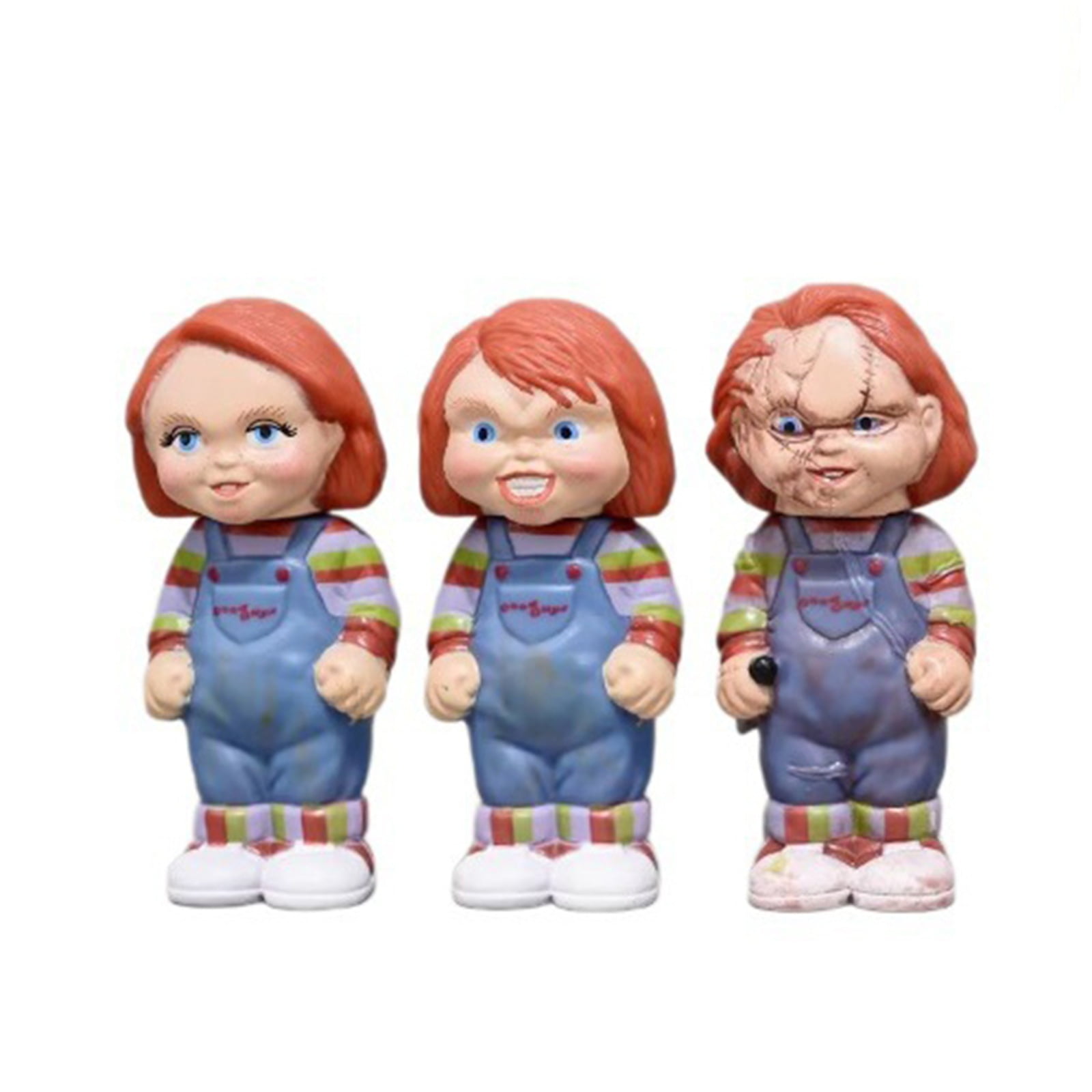 Creative PVC Decoration Art Doll, Horror Chucky Style Standing Pose ...