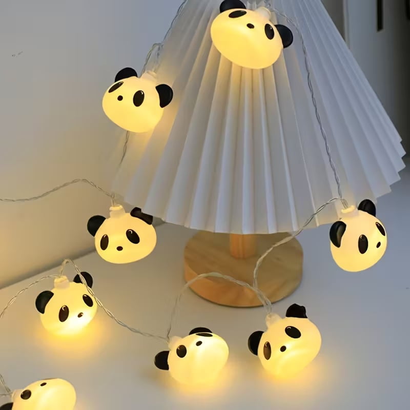 Creative Panda String Lights Design Retractable Home Decor Lamp ...