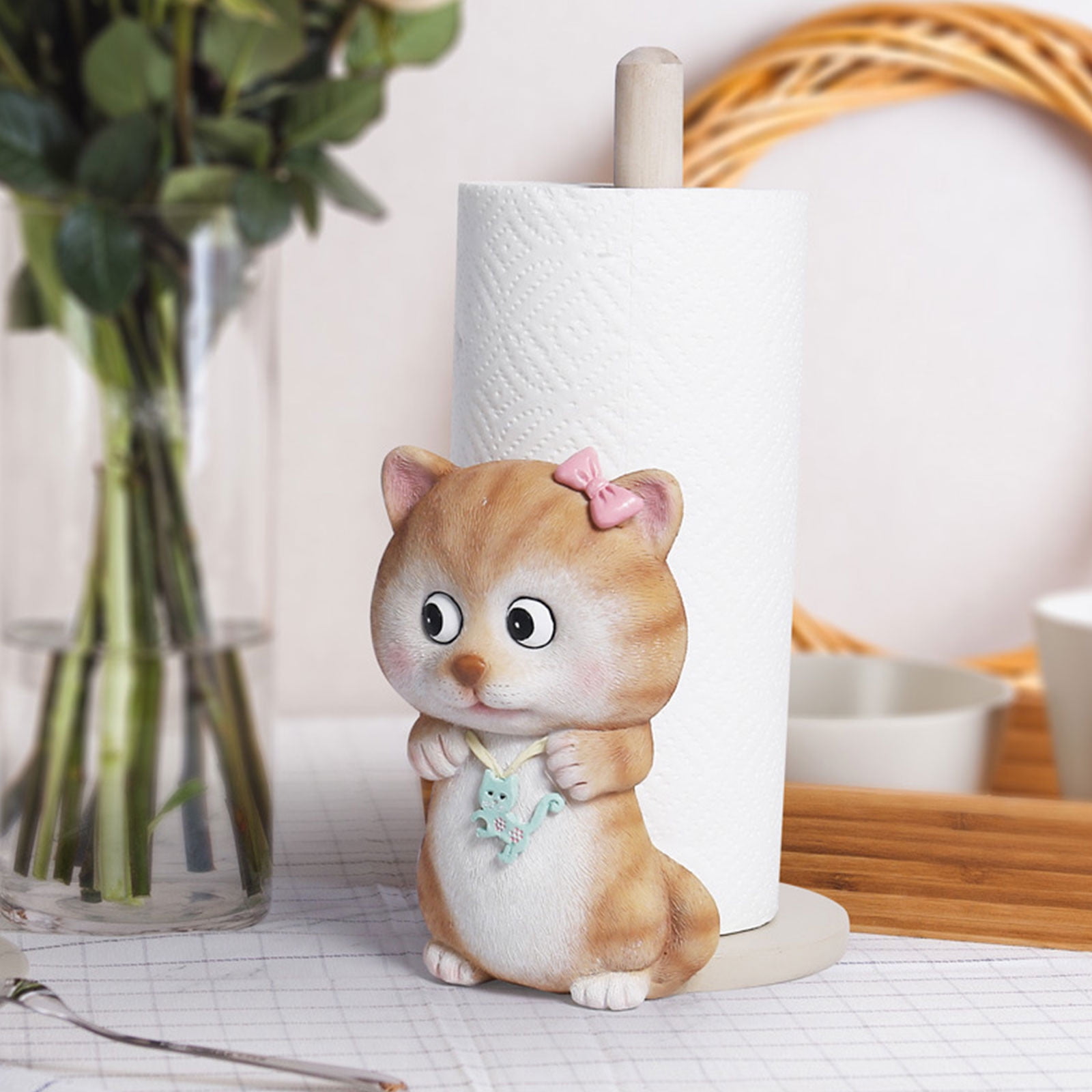 Creative Paper Towel Rack Living Room Bathroom Roll Paper Tube Rack ...