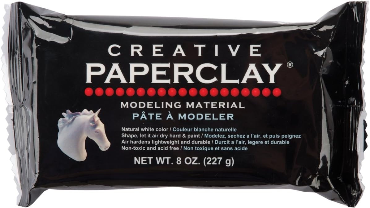Creative Paperclay Modeling Material 8 oz, White - Walmart.com