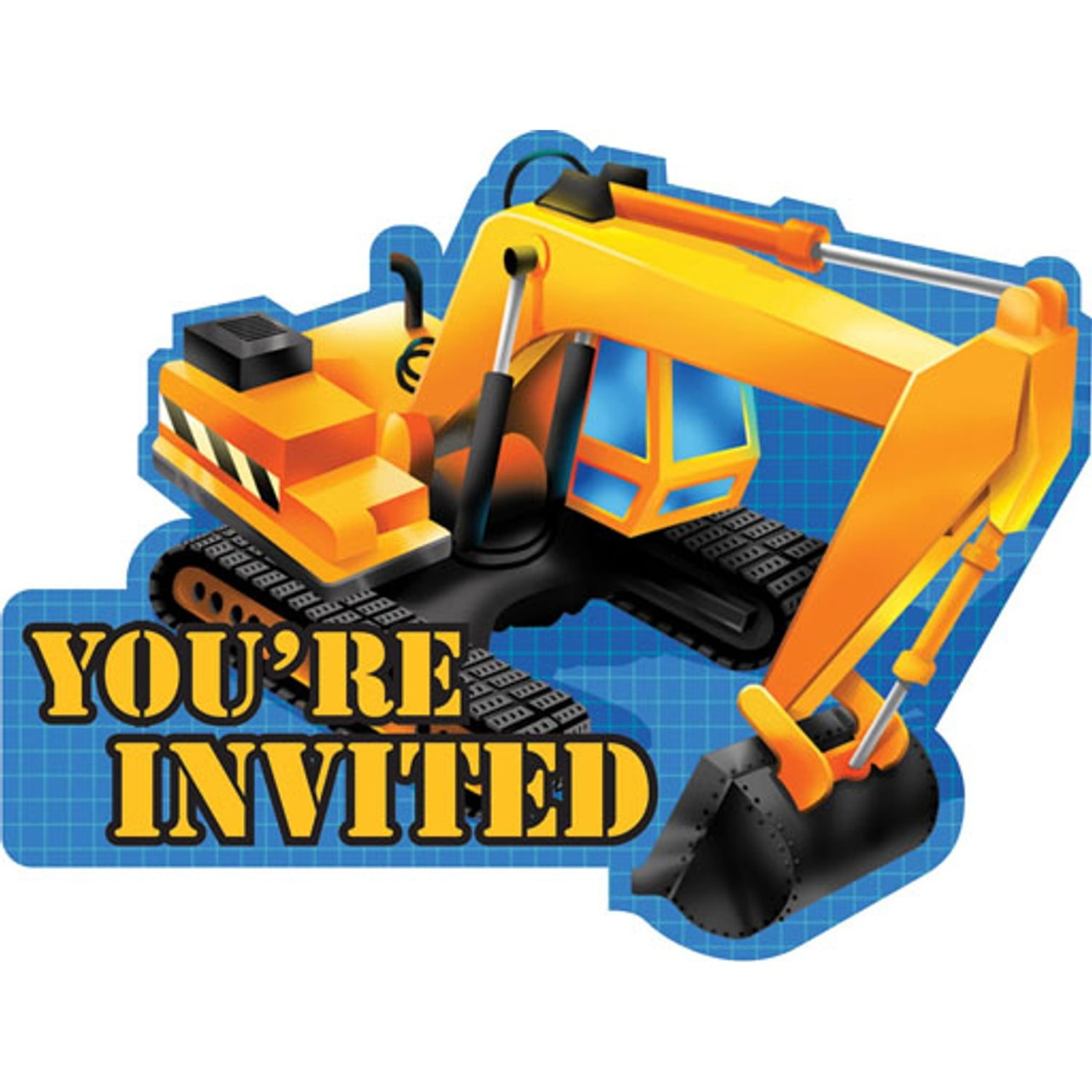 Creative Party Digger Invitations (Pack of 8) - Walmart.com