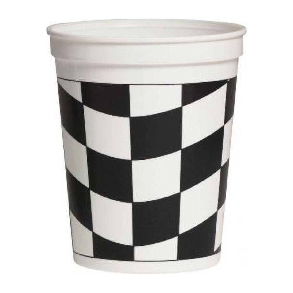 Creative Party Plastic Checkerboard Stadium Cup - Walmart.com