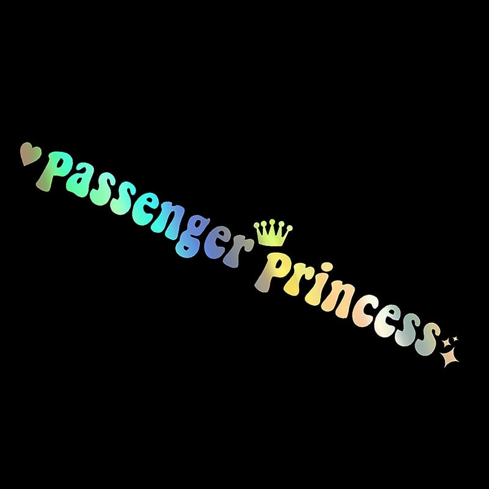 Creative Passenger Princess Mirror Car Decal Cute Car Vinyl Funny Art ...