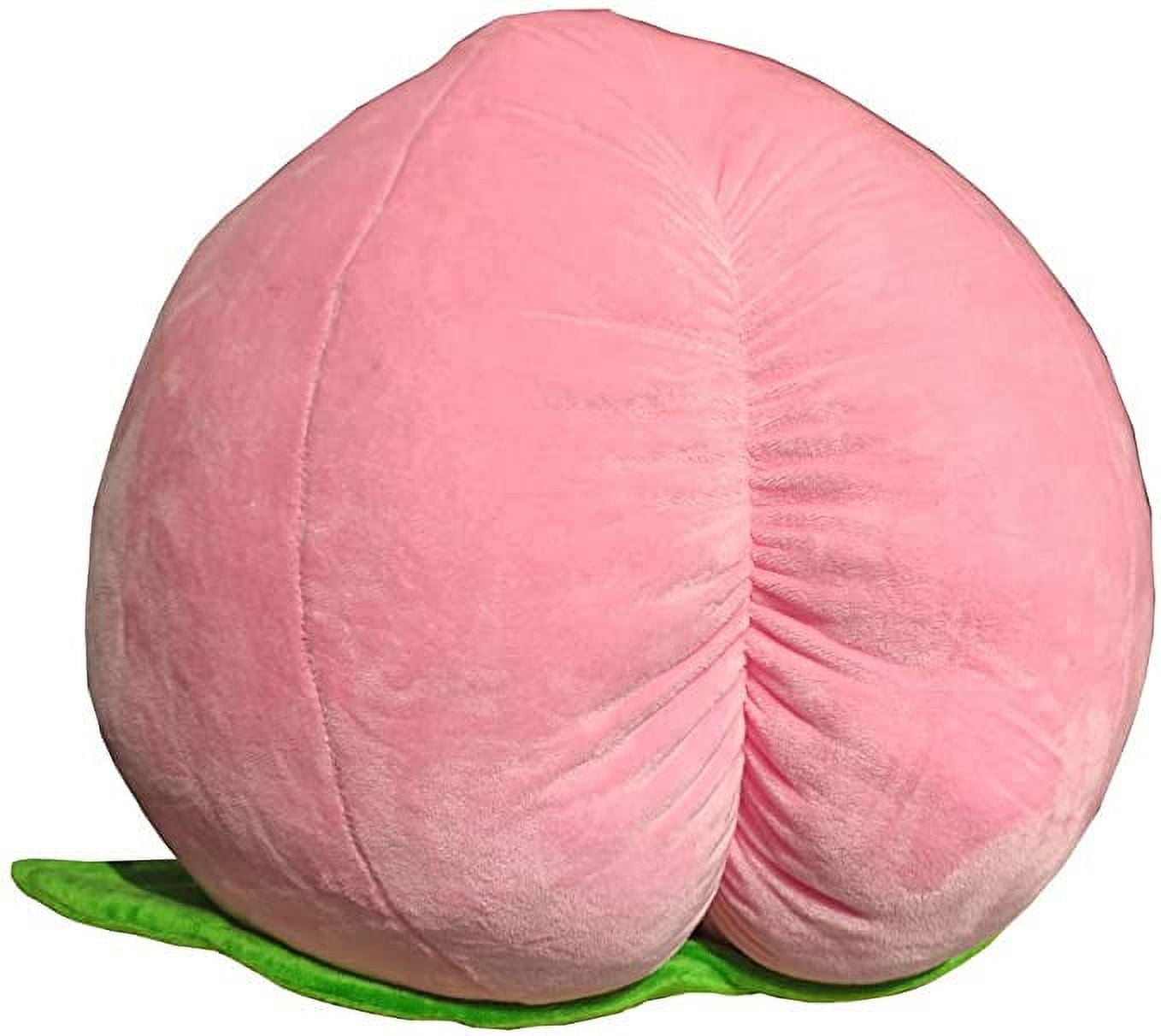Creative Peach Peach Flat Peach Plush Toy Birthday Throw Pillow ...
